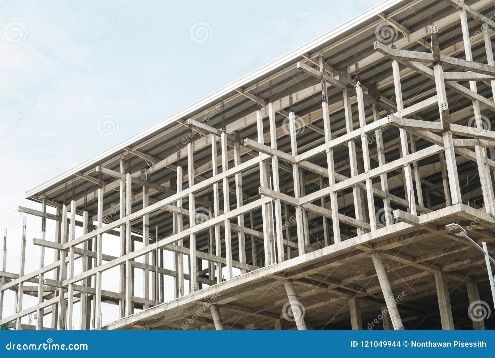Incomplete Construction Site Building Architecture Structure Stock ...