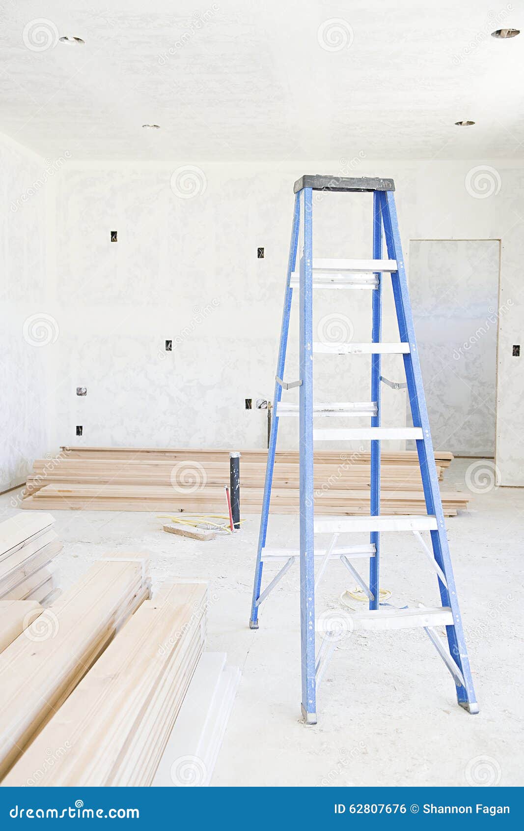 An Incomplete House Interior Stock Photo - Image of break, lunch: 62807676