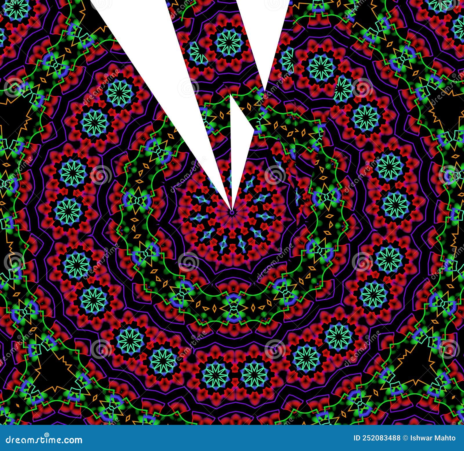 Incomplete Pattern Illustration. Stock Illustration - Illustration of ...