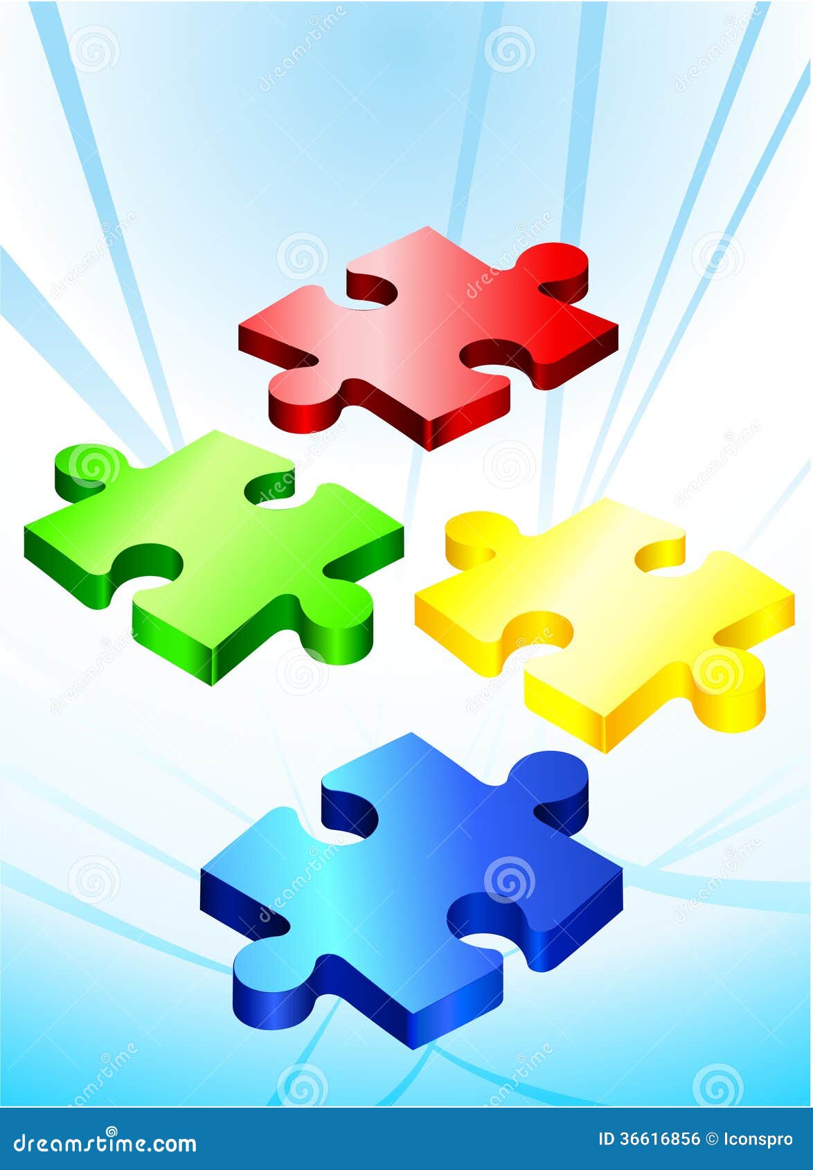 Incomplete Puzzle Pieces stock illustration. Illustration of puzzle ...