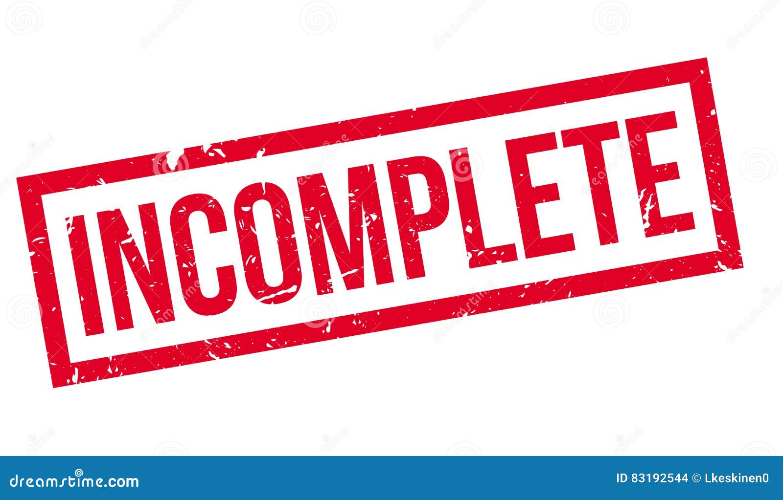 Incomplete Rubber Stamp Royalty-Free Stock Image | CartoonDealer.com ...