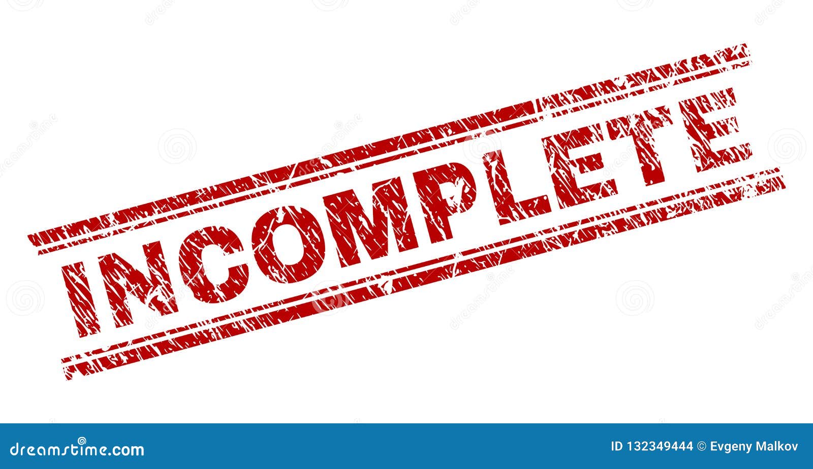 Grunge Textured INCOMPLETE Stamp Seal Stock Vector - Illustration of ...
