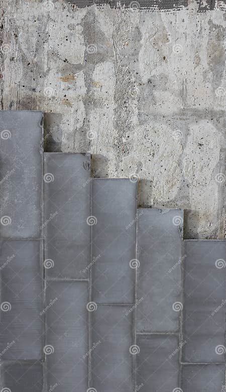 Incomplete wall stock image. Image of abstract, cracked - 77234719