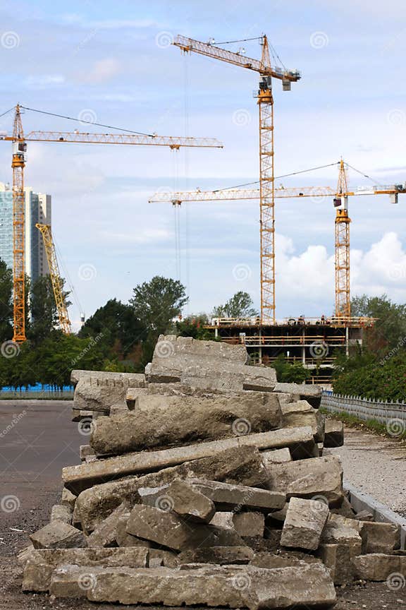 Incompleted construction stock image. Image of residential - 32416073