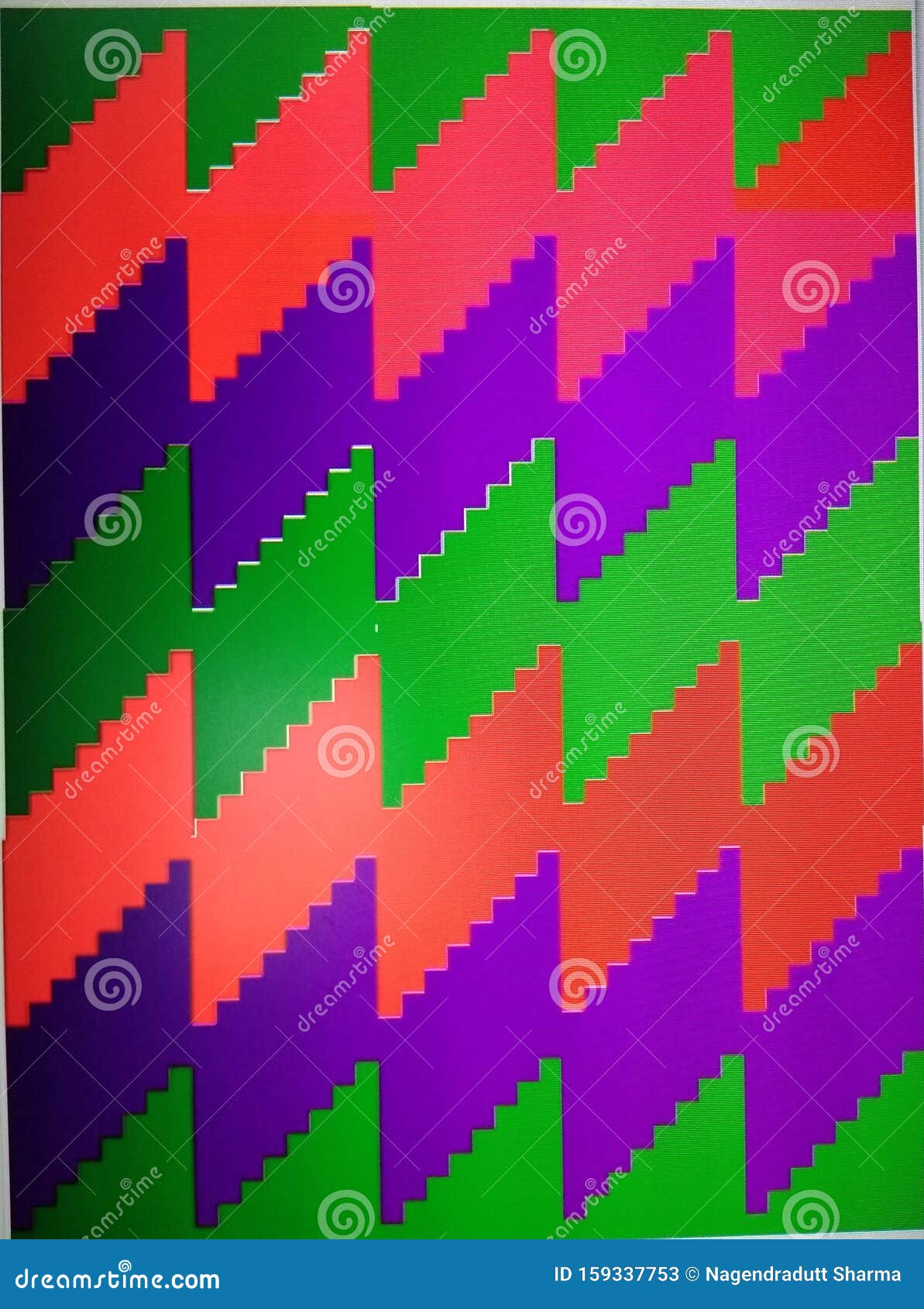 An Incomprehensible Geometric Pattern of Rectangles and Squares Stock ...