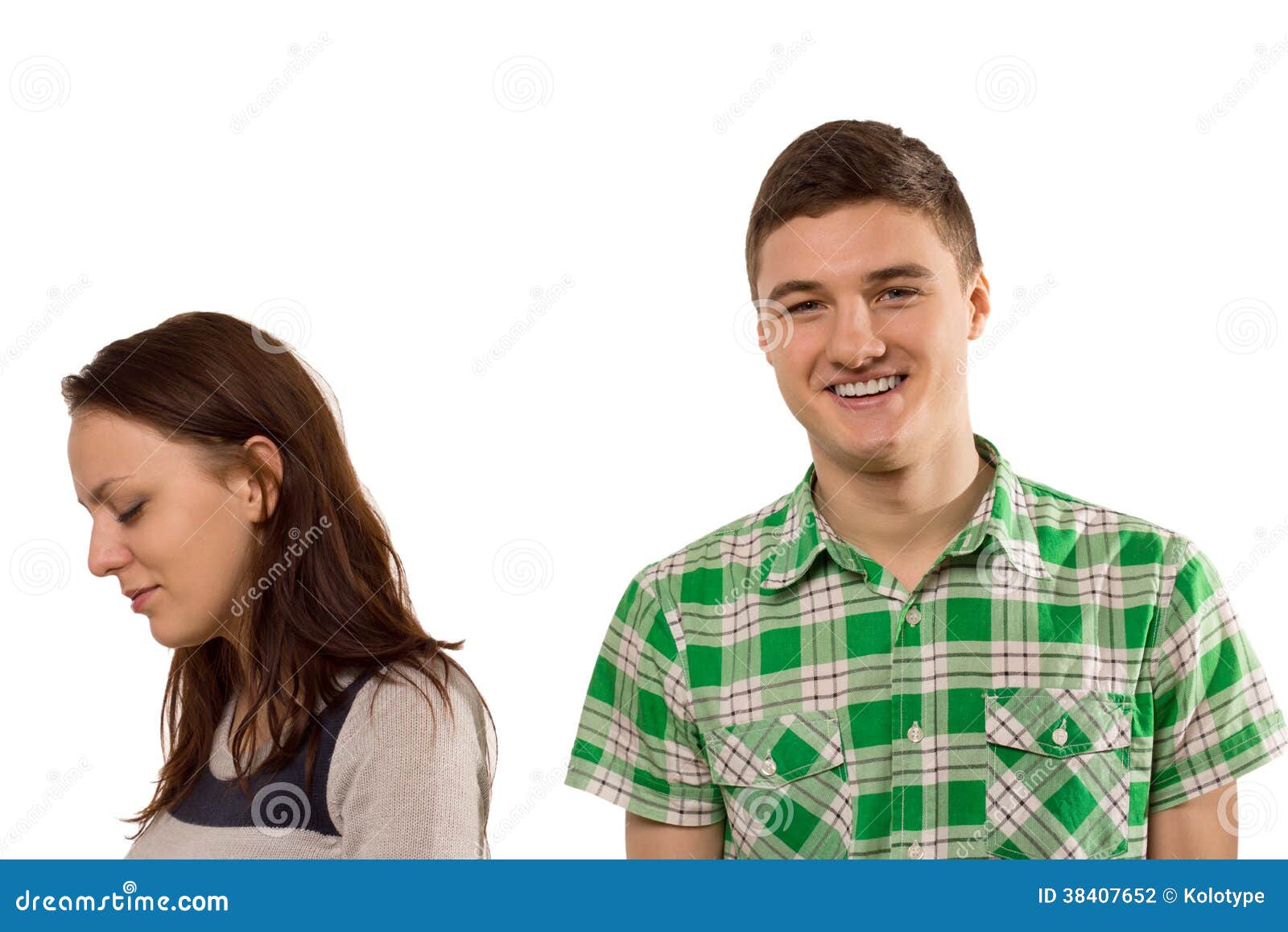 Inconsiderate young man stock photo. Image of reaction - 38407652