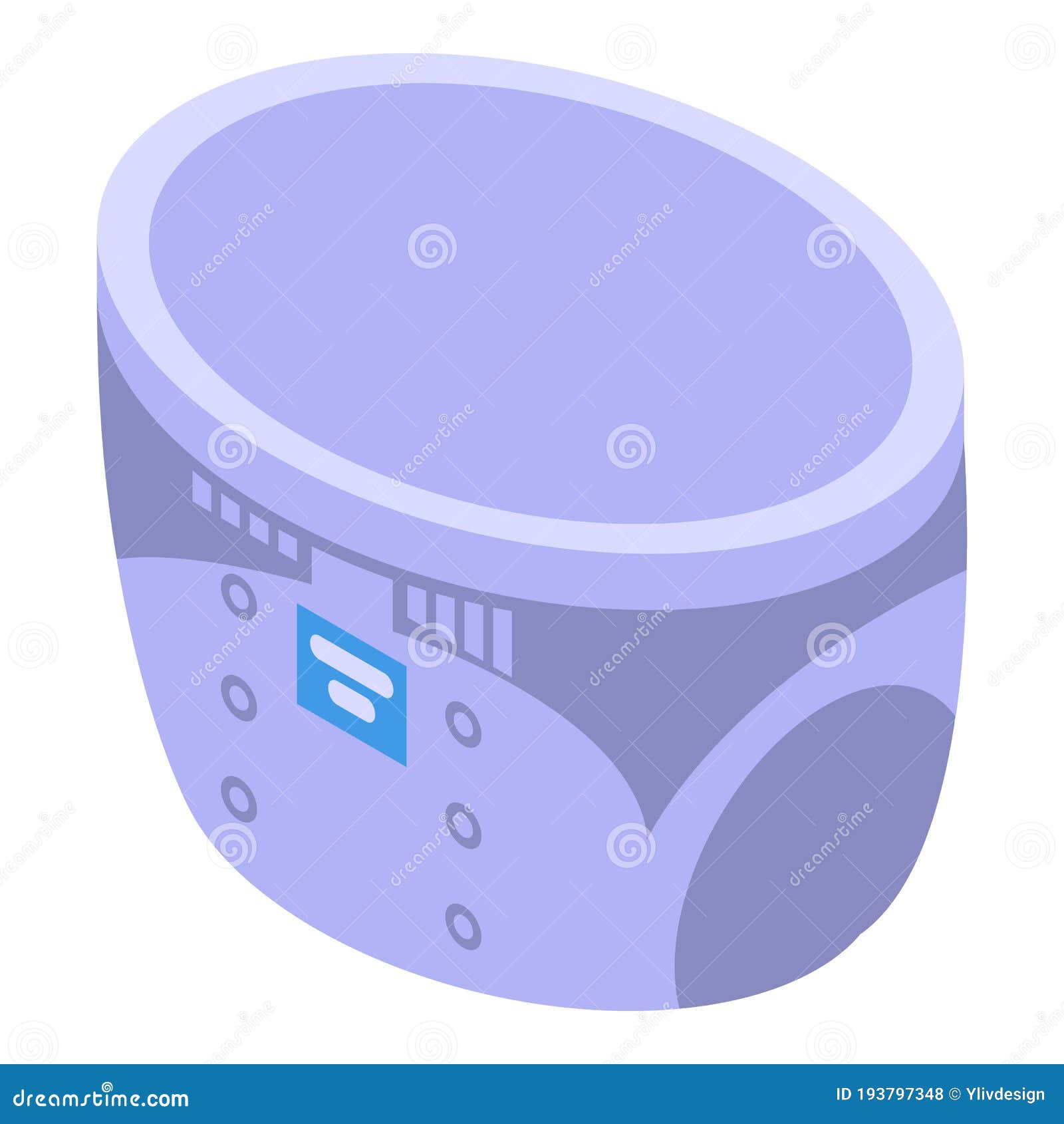 Incontinence Diaper Icon, Isometric Style Vector Illustration ...