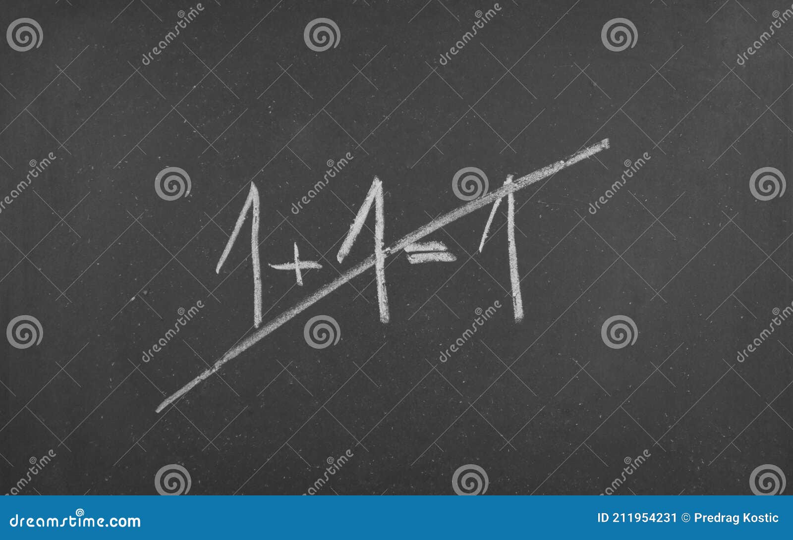 Incorrect Example from Mathematics. Stock Image - Image of font ...