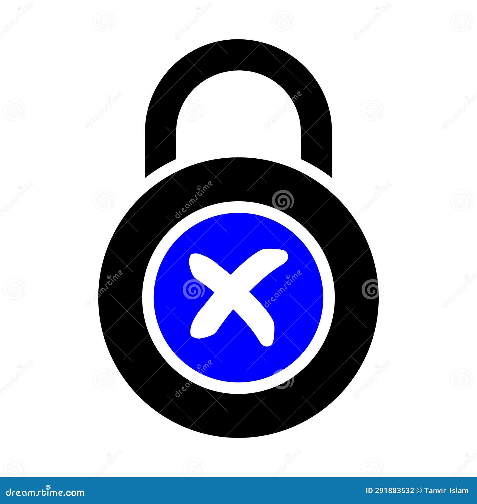 Incorrect Password Icon stock illustration. Illustration of beautiful ...