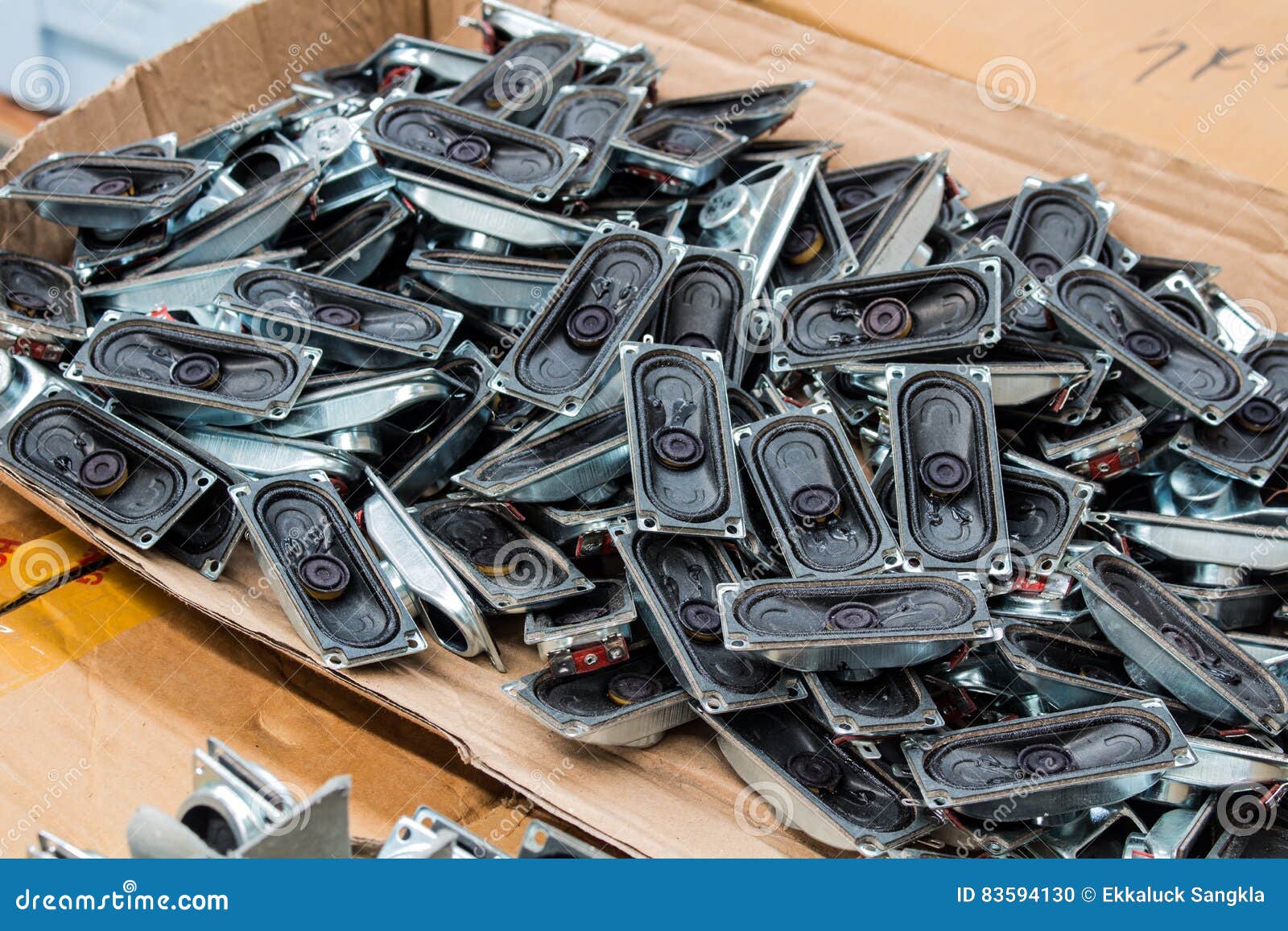 Incorrect Small Speaker Storage, Inside the Box Stock Photo - Image of ...