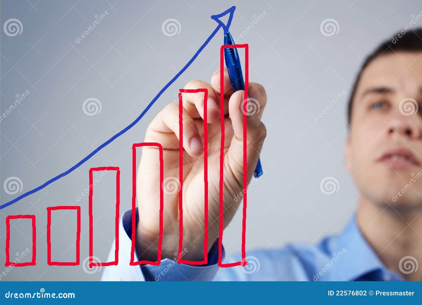Increase stock photo. Image of briefing, financial, increase - 22576802