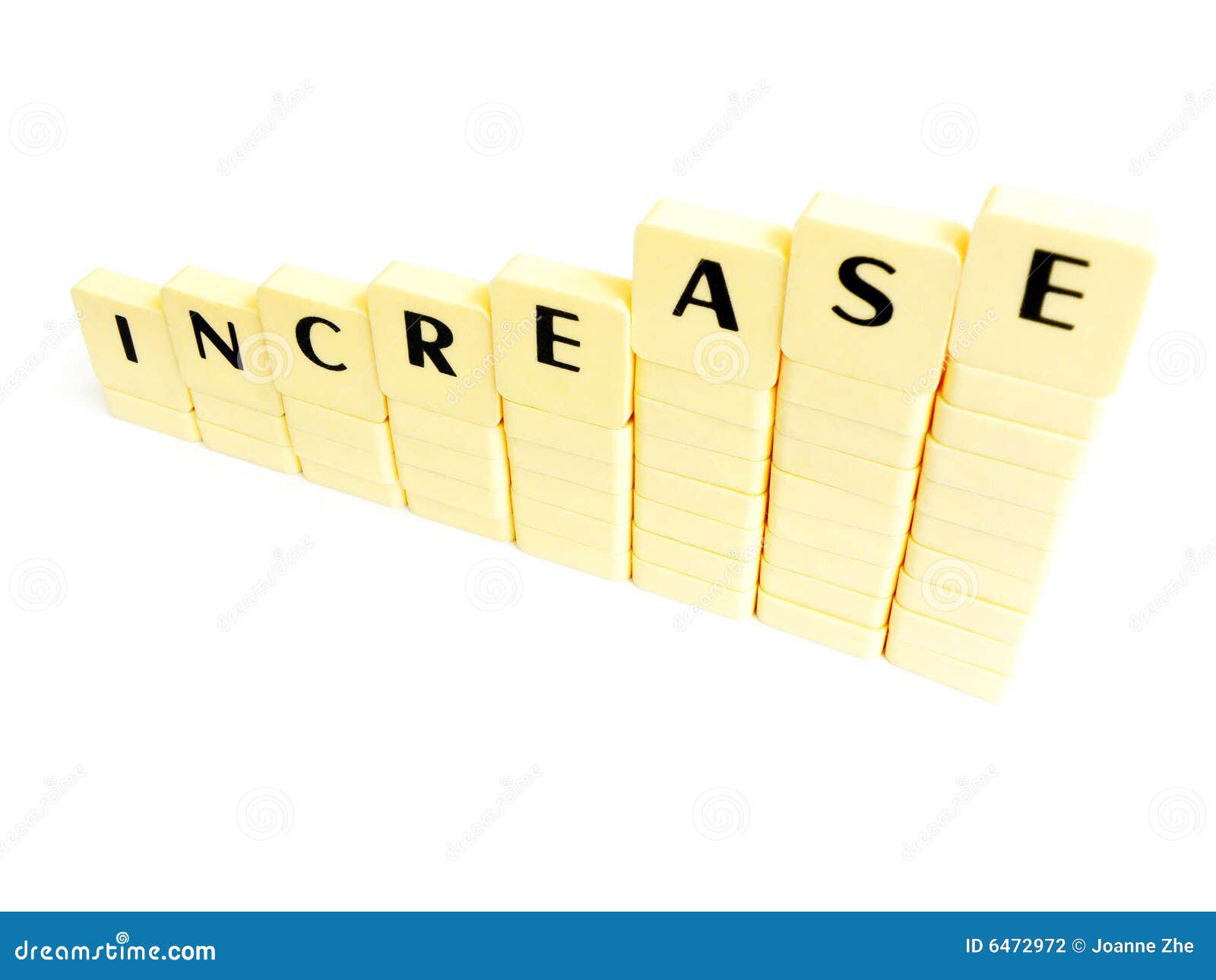 Increase bar chart concept stock photo. Image of chart - 6472972