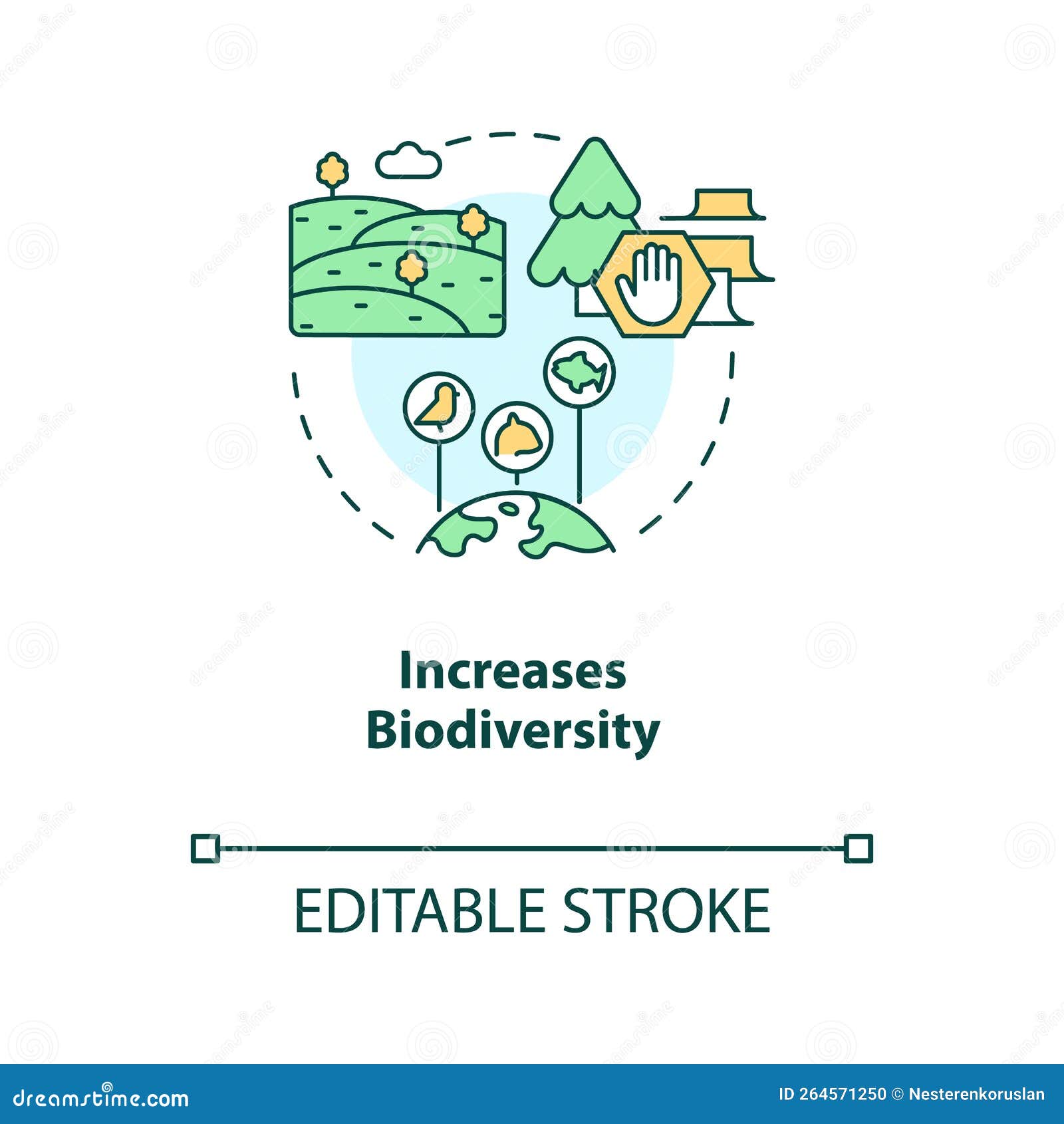 Increase Biodiversity Concept Icon Stock Vector - Illustration of ... Increase Biodiversity Concept Icon Stock Vector - Illustration of ...