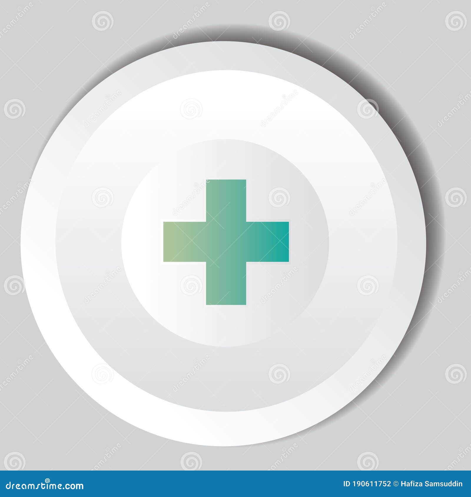 Increase Button. Vector Illustration Decorative Design Stock Vector ...