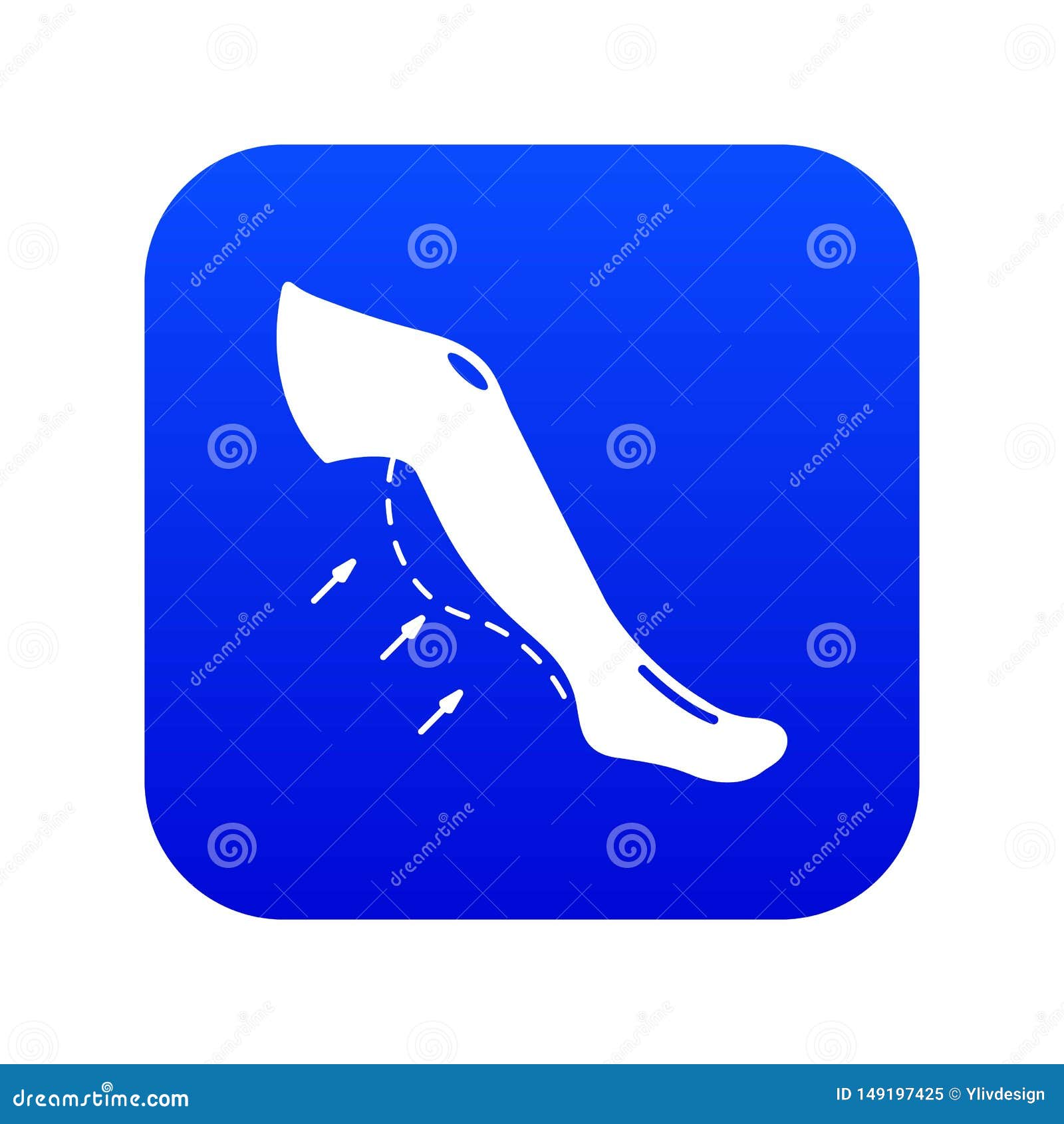 Increase Calves Icon, Cartoon Style. Vector Illustration ...