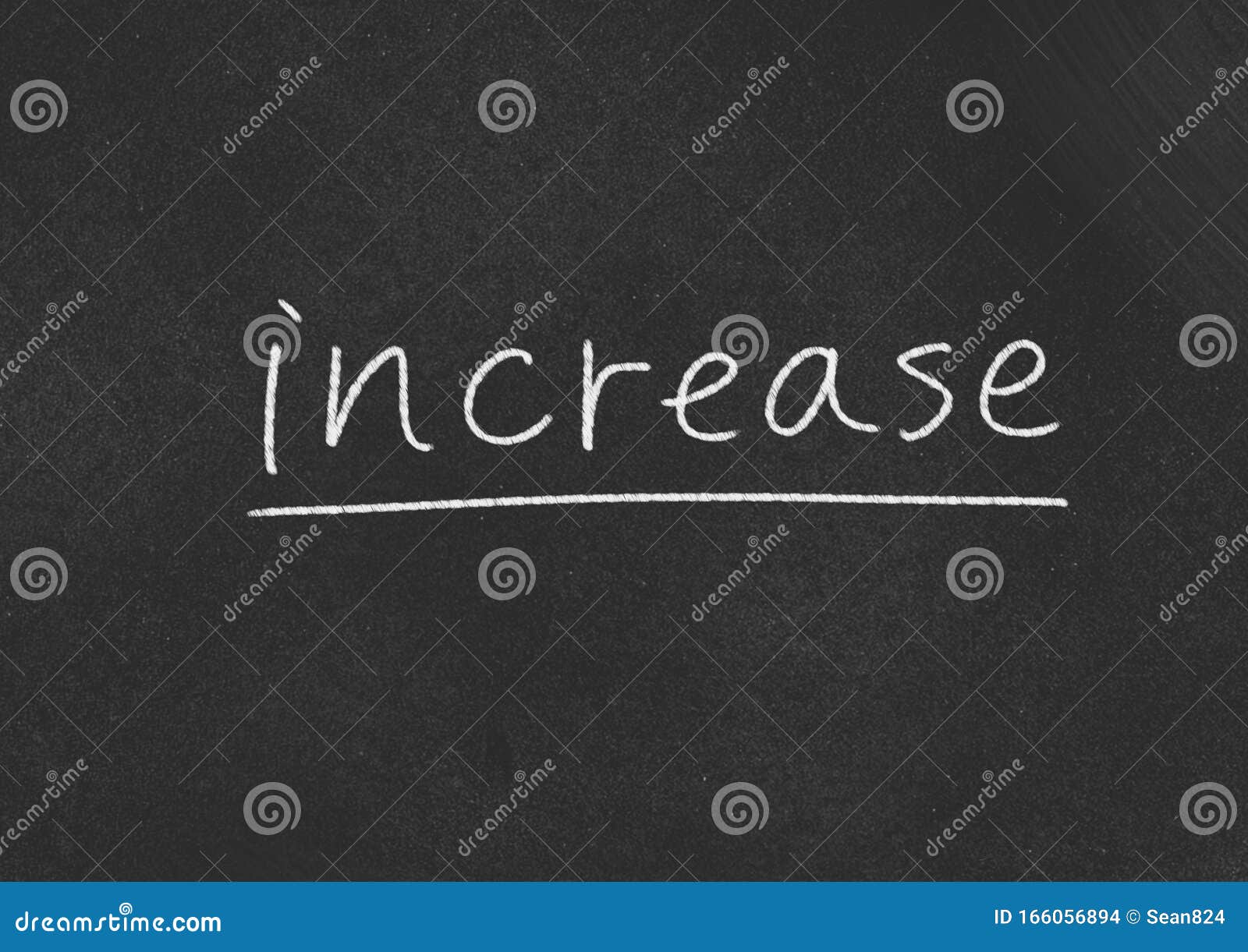 Increase stock photo. Image of chalk, abstract, chalkboard - 166056894