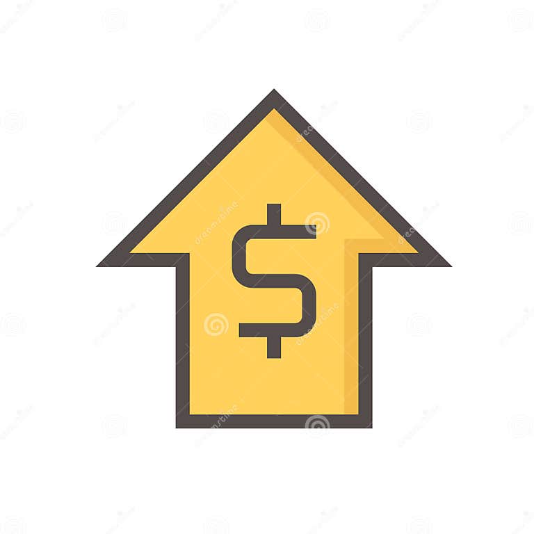 Money Value Increase Vector Design. 48x48 Pixel Perfect and Editable Stroke Stock Vector ...
