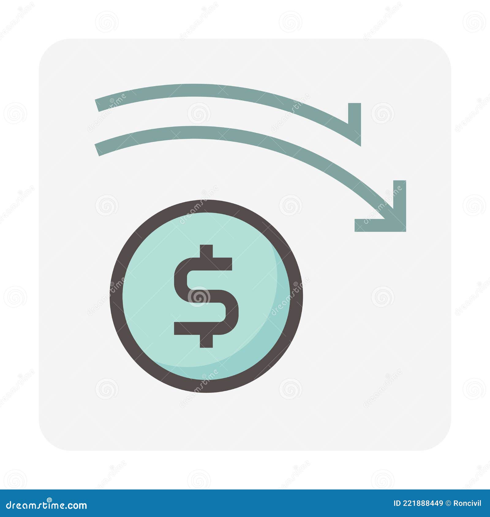 Increase Decrease and Arrow Vector Icon Set Design, 48x48 Pixel Perfect and Editable Stroke ...