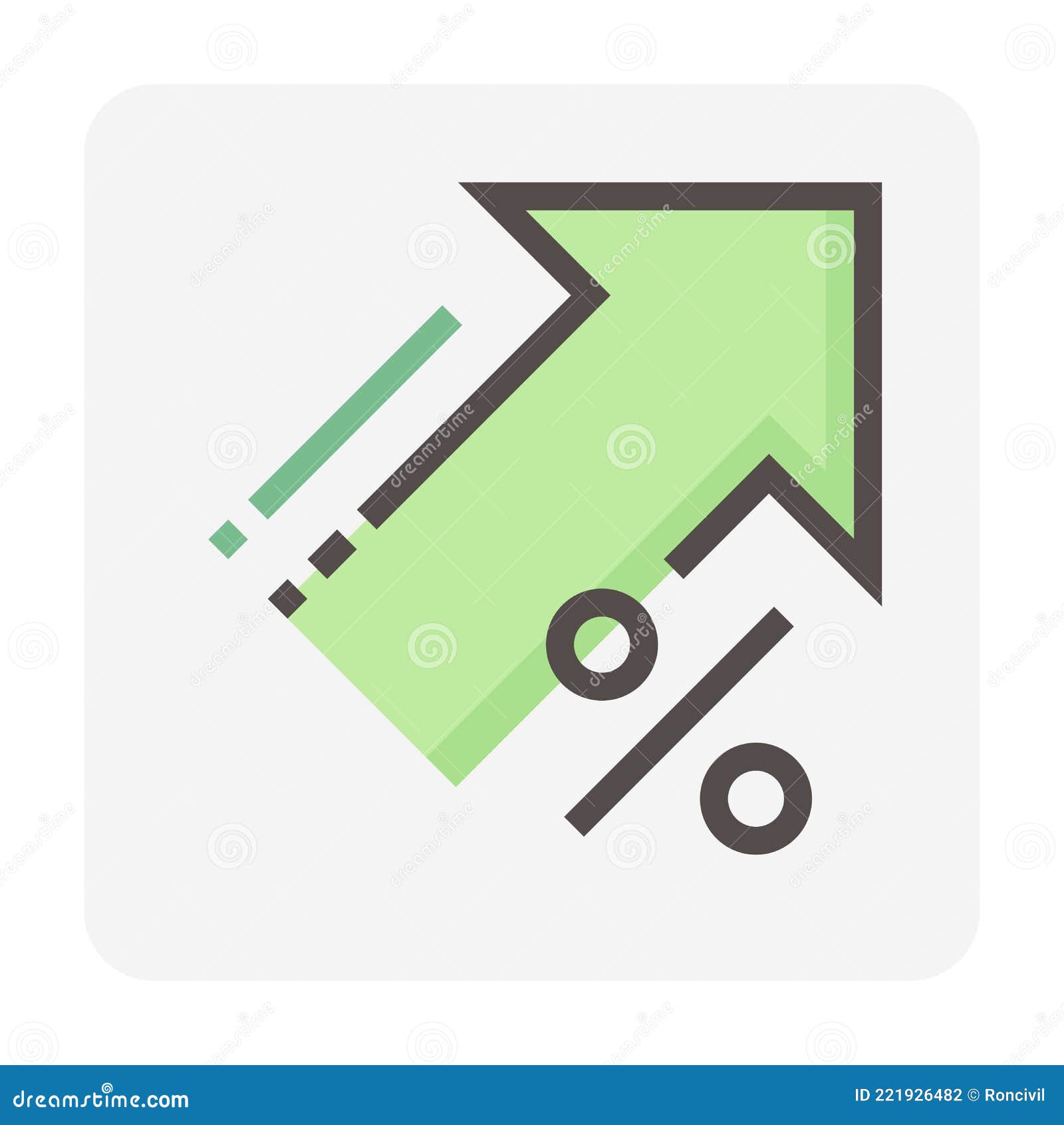 Percent Increase Vector Design. 48x48 Pixel Perfect and Editable Line ...