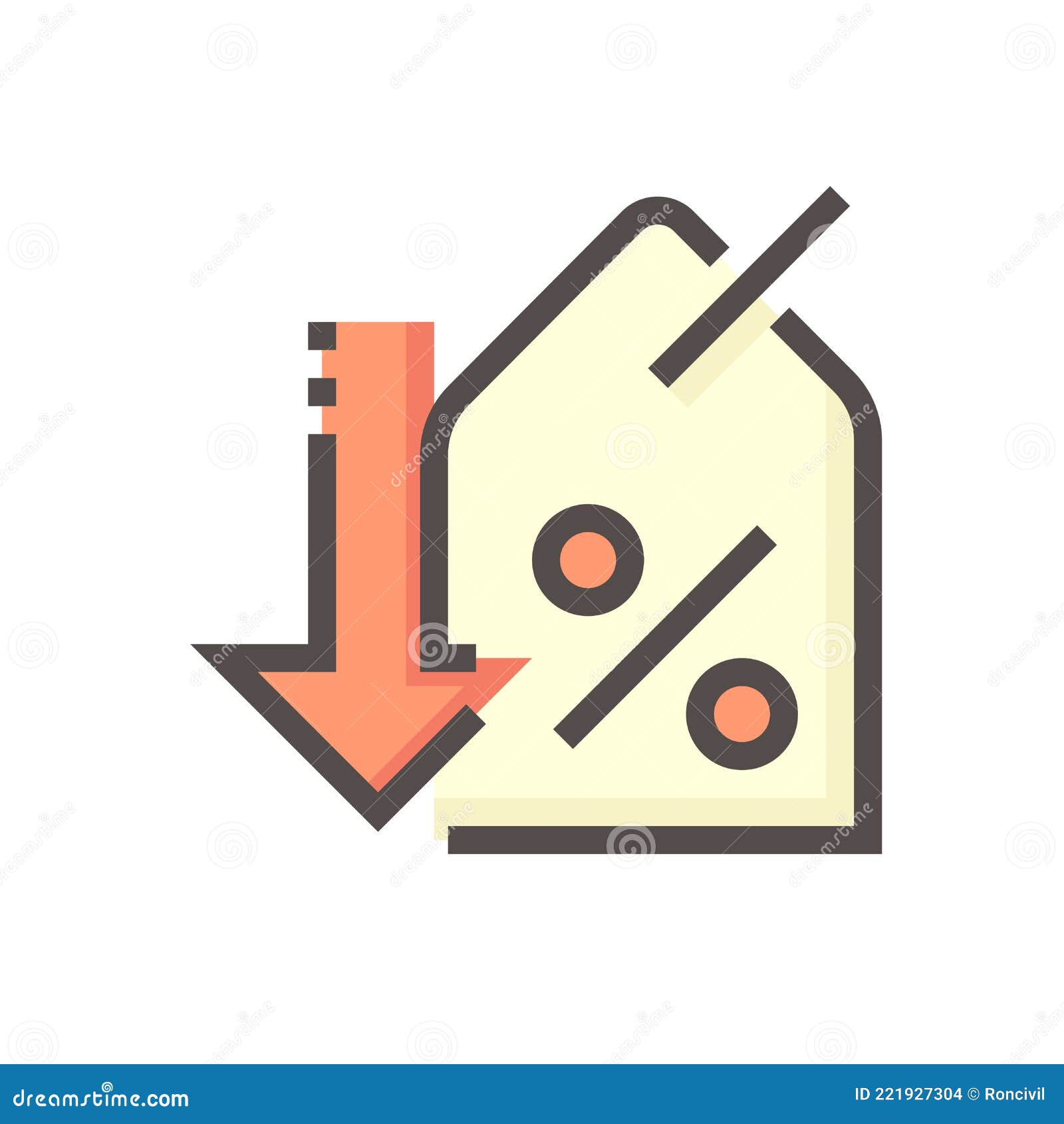 Increase Decrease And Arrow Vector Icon Set Design, 48x48 Pixel Perfect And Editable Stroke ...