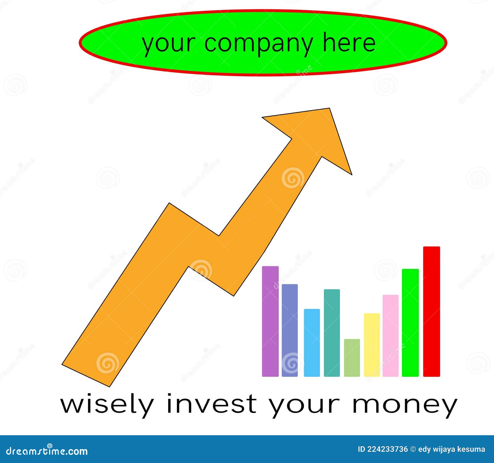 Increase and Decrease Graphic Chart. Illustration Image Stock ...