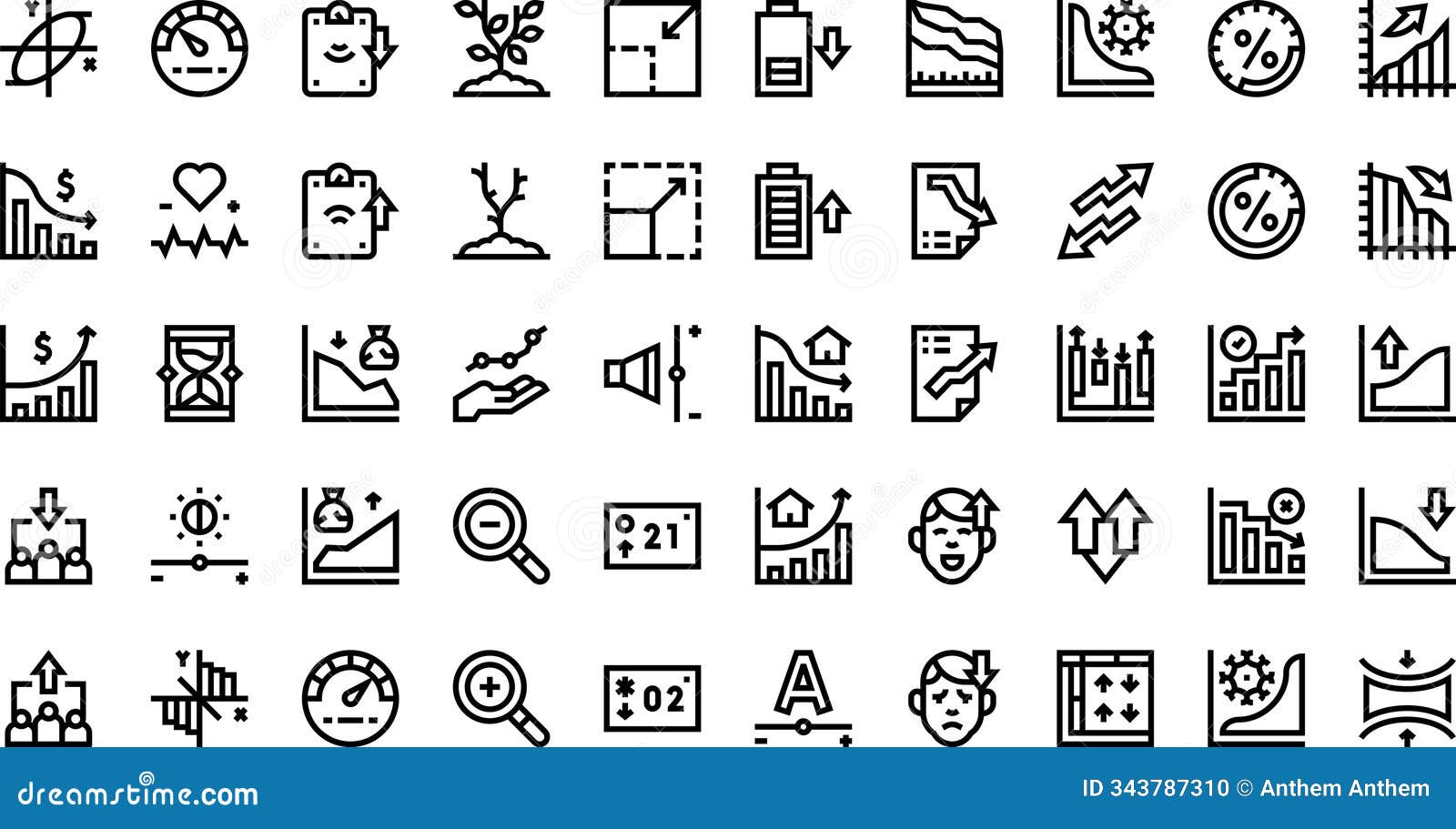 Increase and Decrease Icons High-Quality Vector Icons Collection with ...