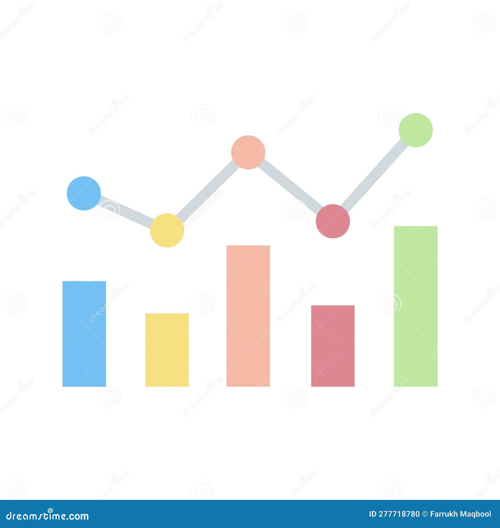 Increase and Decrease in Rate Icon Vector Image. Stock Vector - Illustration of growth ...
