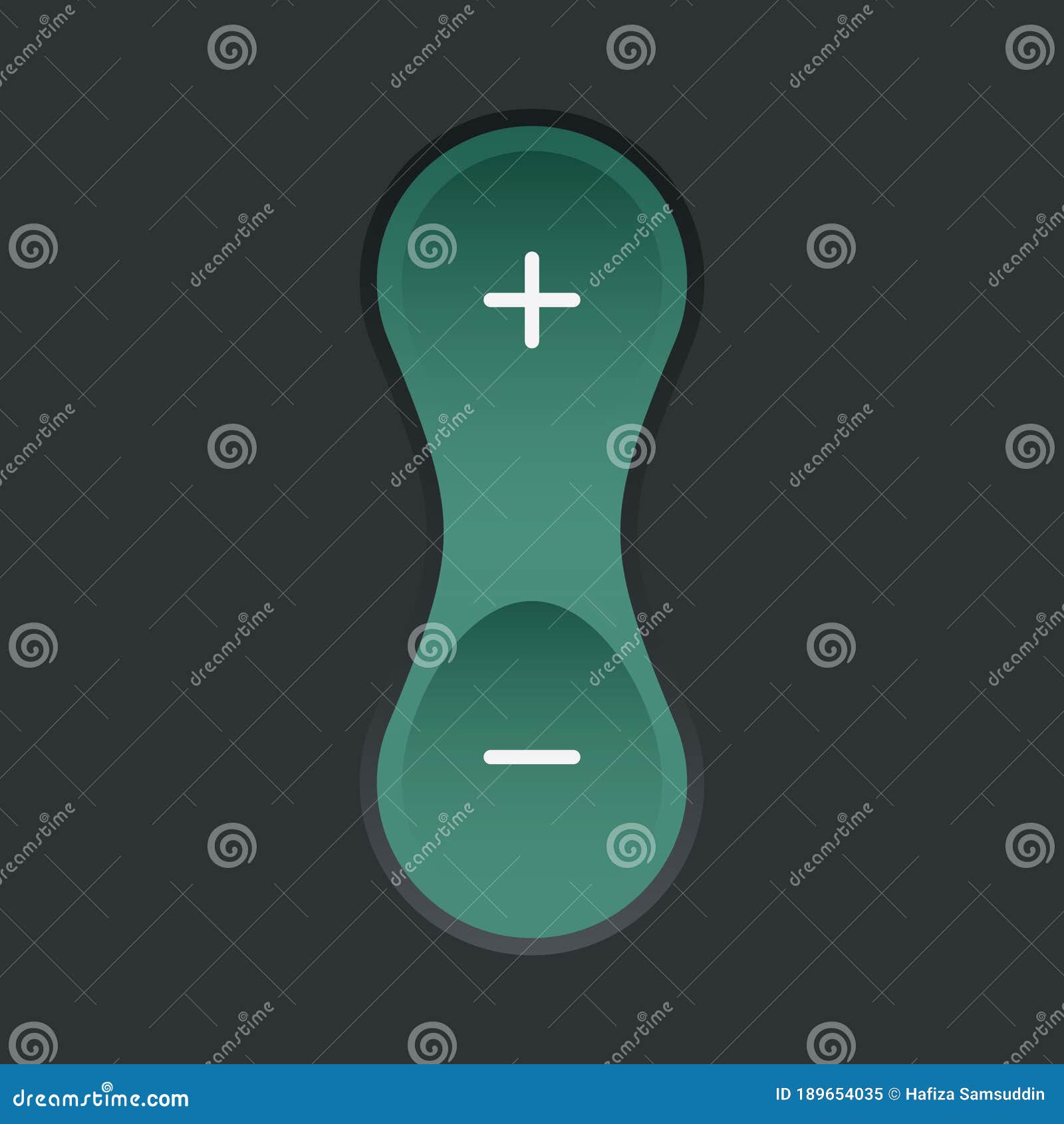 Increase and Decrease Volume Button. Vector Illustration Decorative Design Stock Vector ...