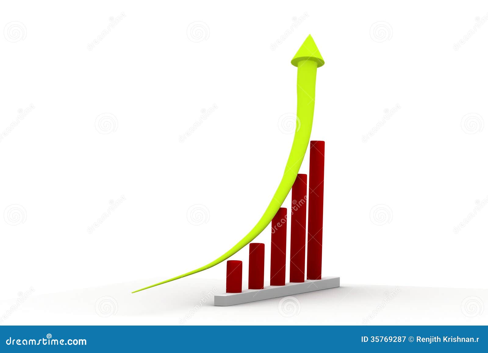 Increase Diagram Vector Icon. Graph Flat Symbol For Web Design And ...