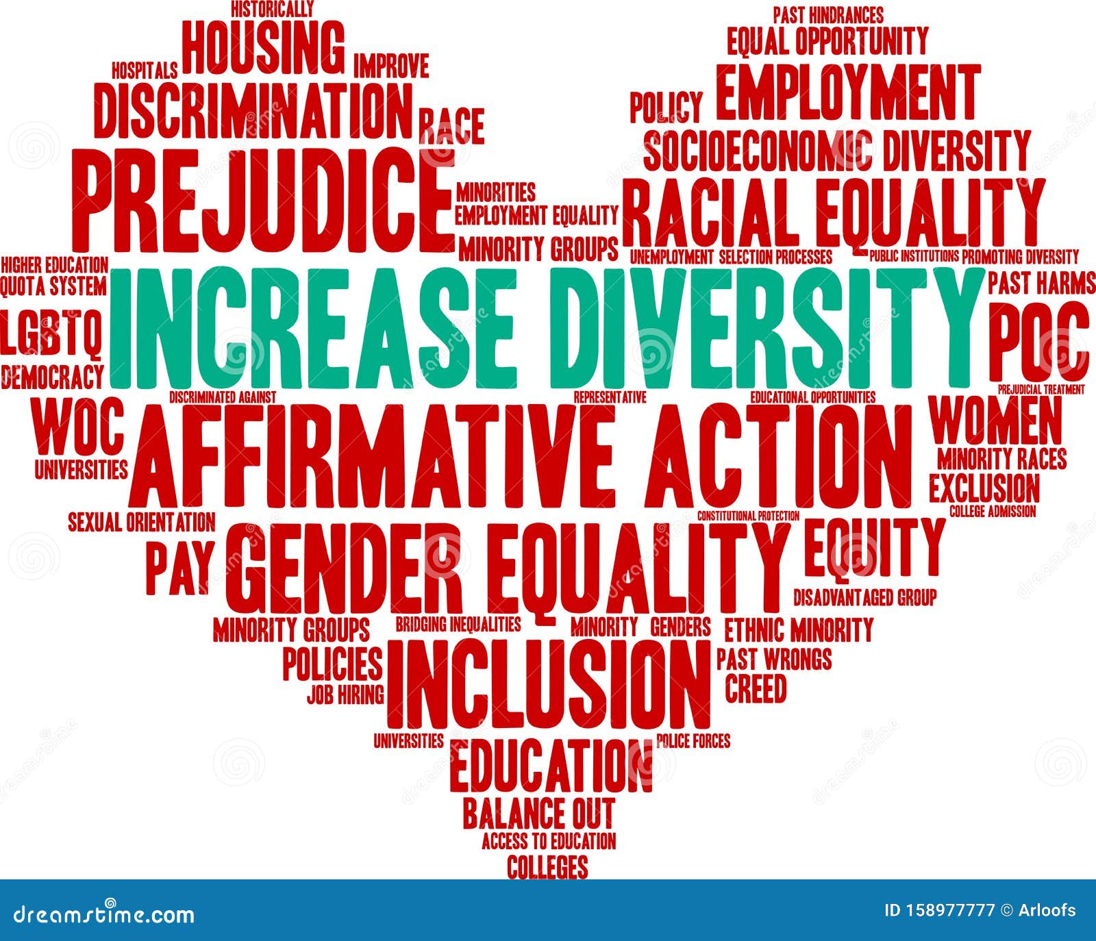 Increase Diversity Word Cloud Stock Vector - Illustration of hospitals ...
