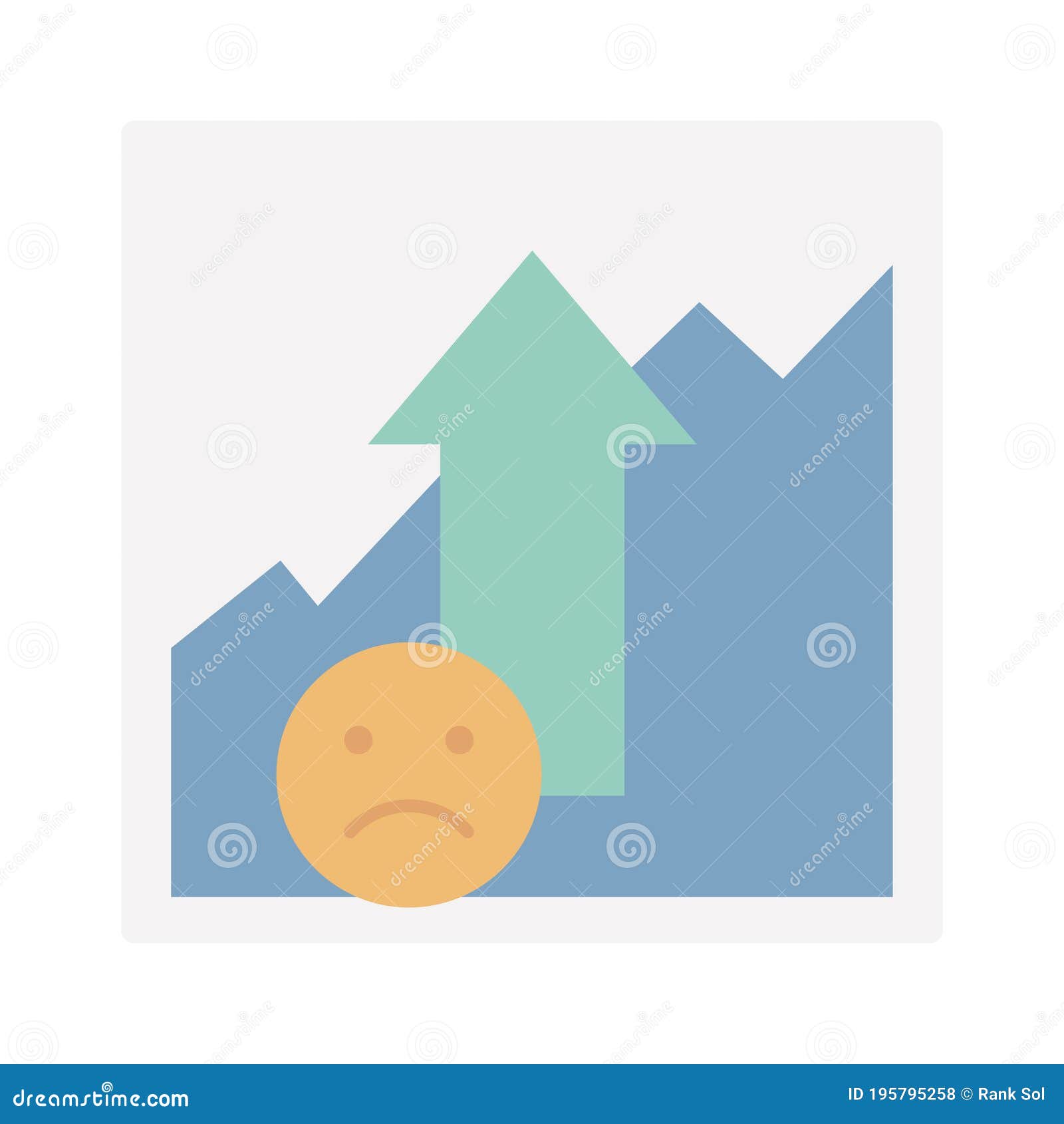 Increase Flat Vector Icon Which Can Easily Modify or Edit Stock Vector ...
