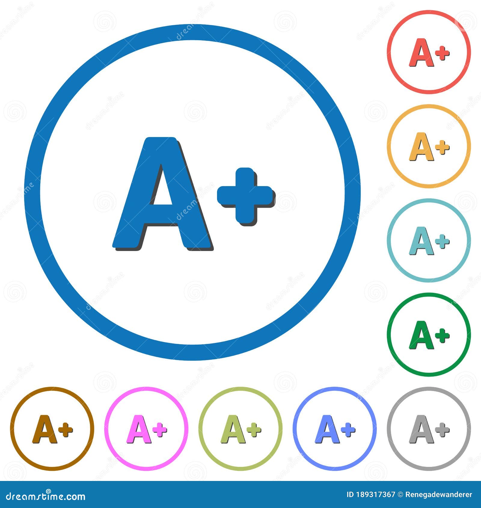 Font Larger Icon Cartoon Vector | CartoonDealer.com #223751851