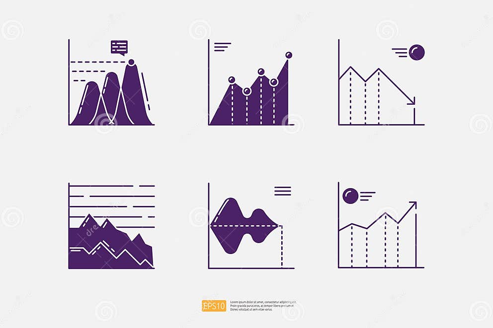 Increase Growth and Decrease Reduction Curve Chart. Business Finance ...