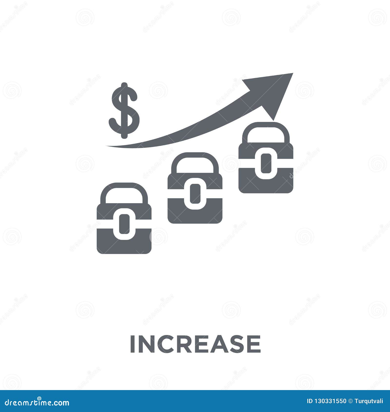 Increase Icon from Success Collection. Stock Vector - Illustration of ...