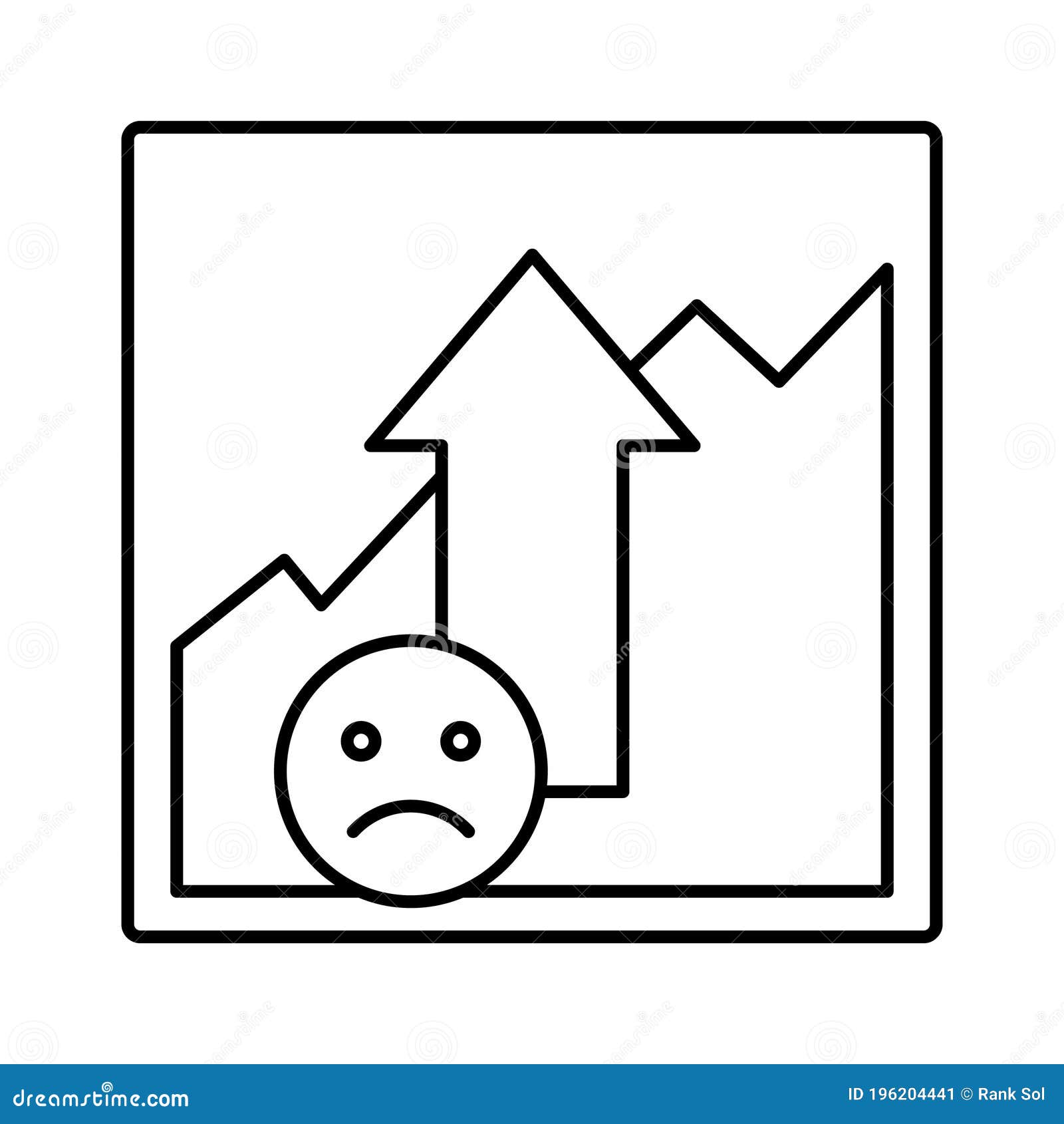 Increase Line Vector Icon Which Can Easily Modify or Edit Stock Vector ...