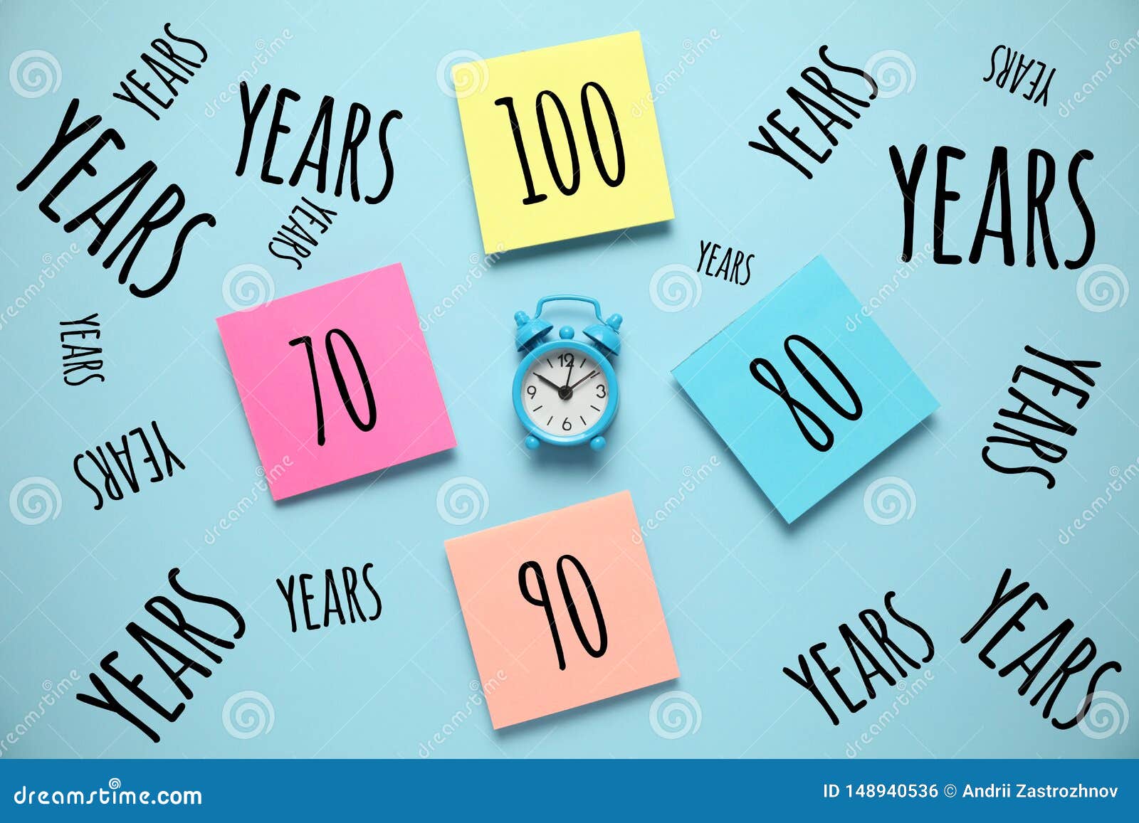 Increase in Longevity Community. Aging Society, Retirement Stock Photo ...