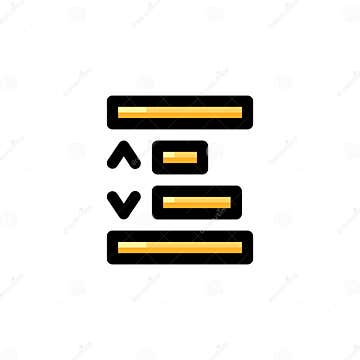 Increase Paragraph Spacing Icon Stock Vector - Illustration of align ...