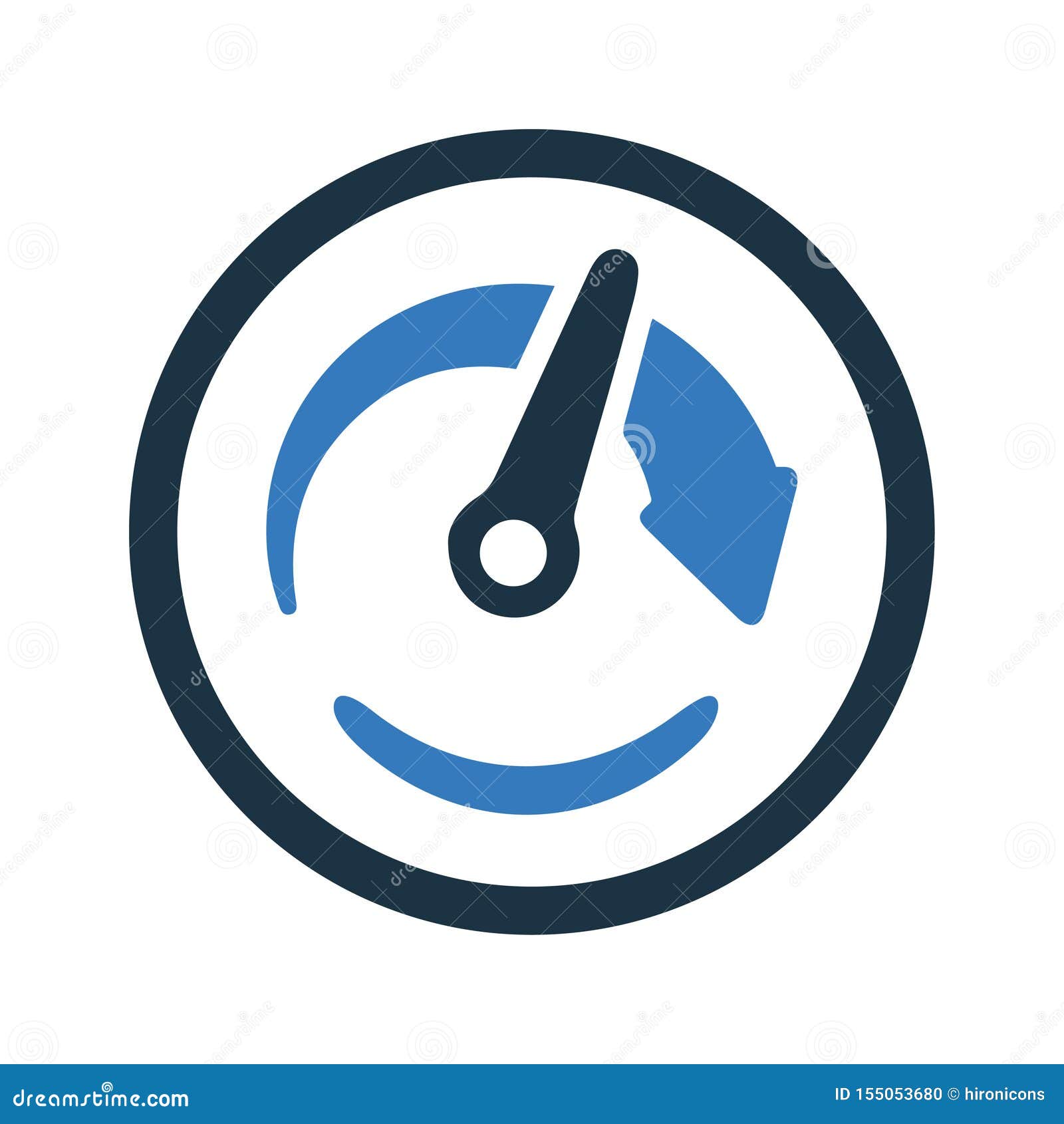 Increase Productivity Icon, Growth, Meter Stock Illustration ...
