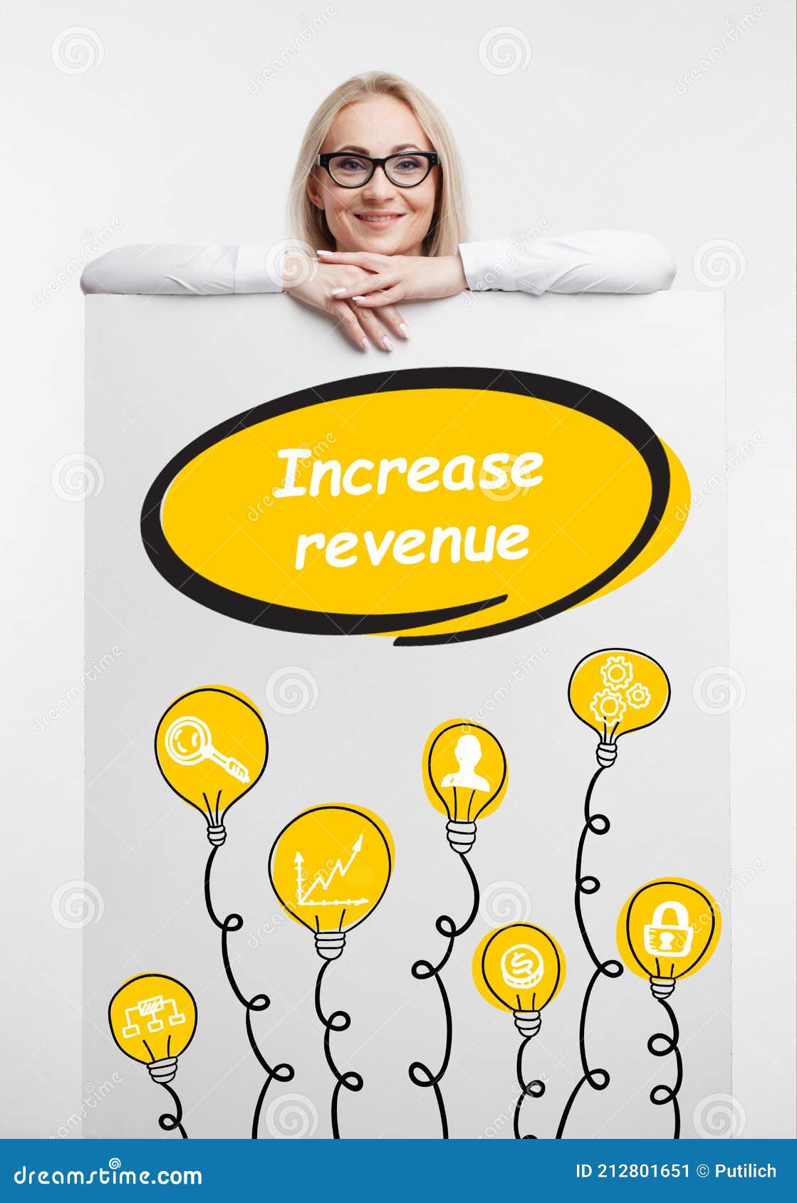 Increase Revenue Concept. Business, Technology, Internet and Network ...