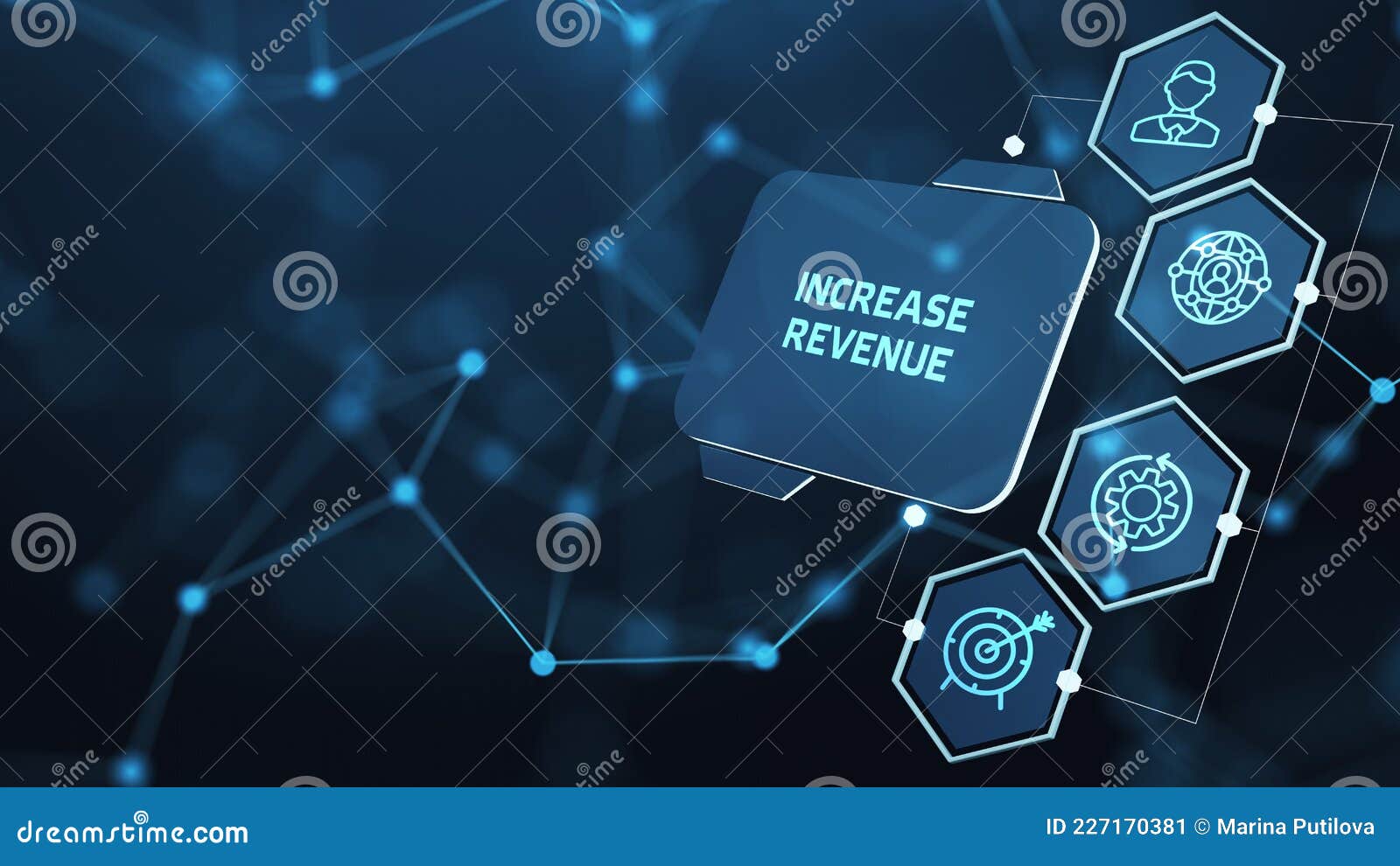 Increase Revenue Concept. Business, Technology, Internet and Network ...