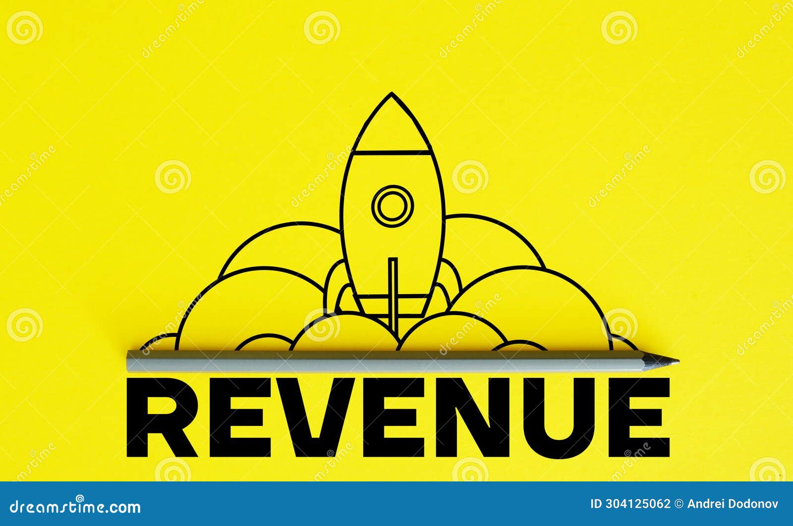 Increase Revenue Concept. Speedily Increase Revenue Stock Photo - Image ...