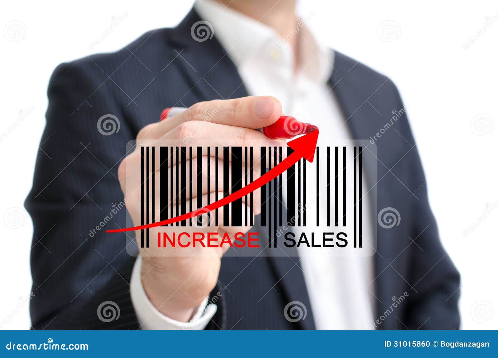 Increase sales stock illustration. Illustration of goal - 31015860
