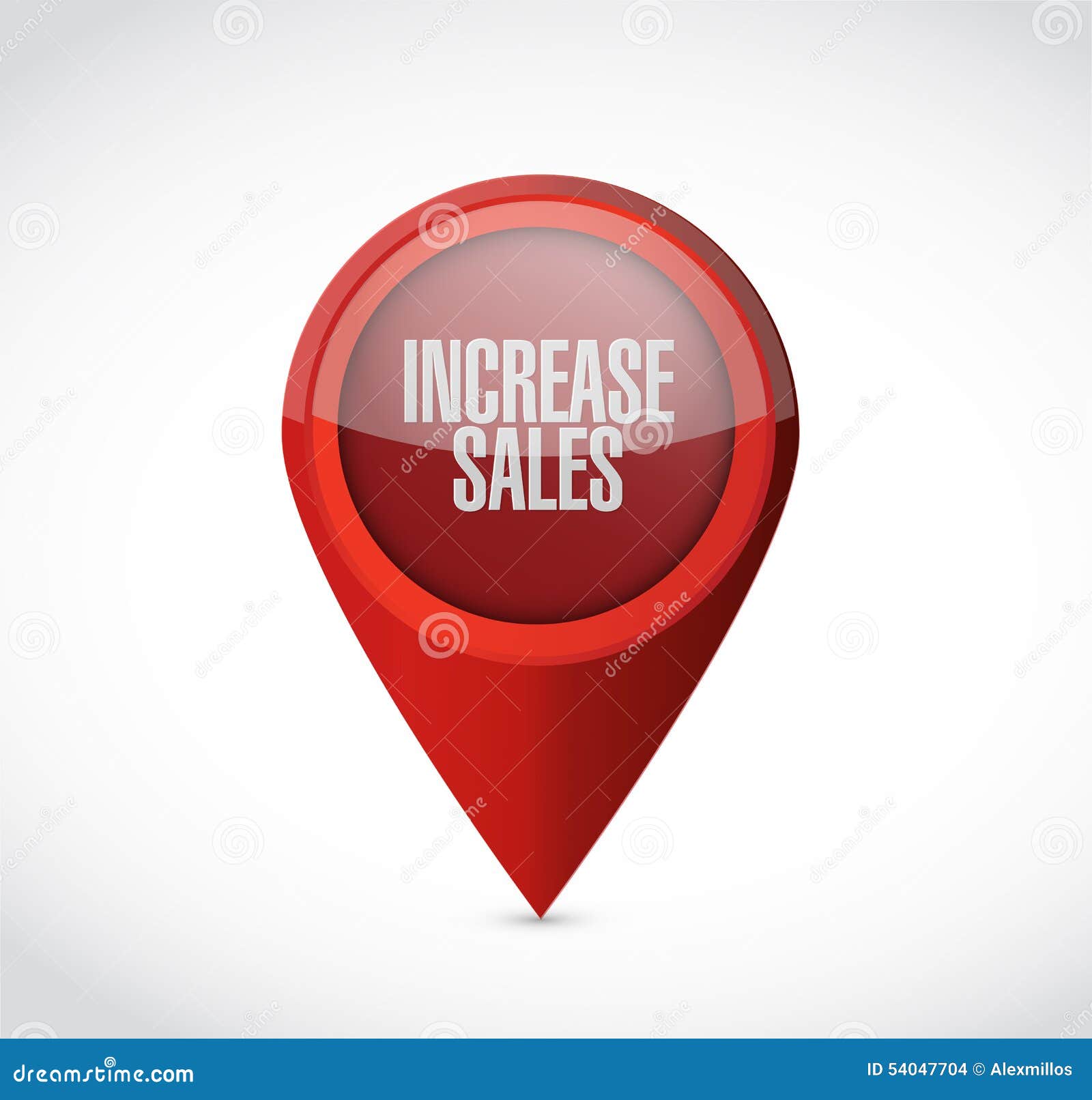 Increase Sales Pointer Sign Concept Stock Illustration - Illustration ...