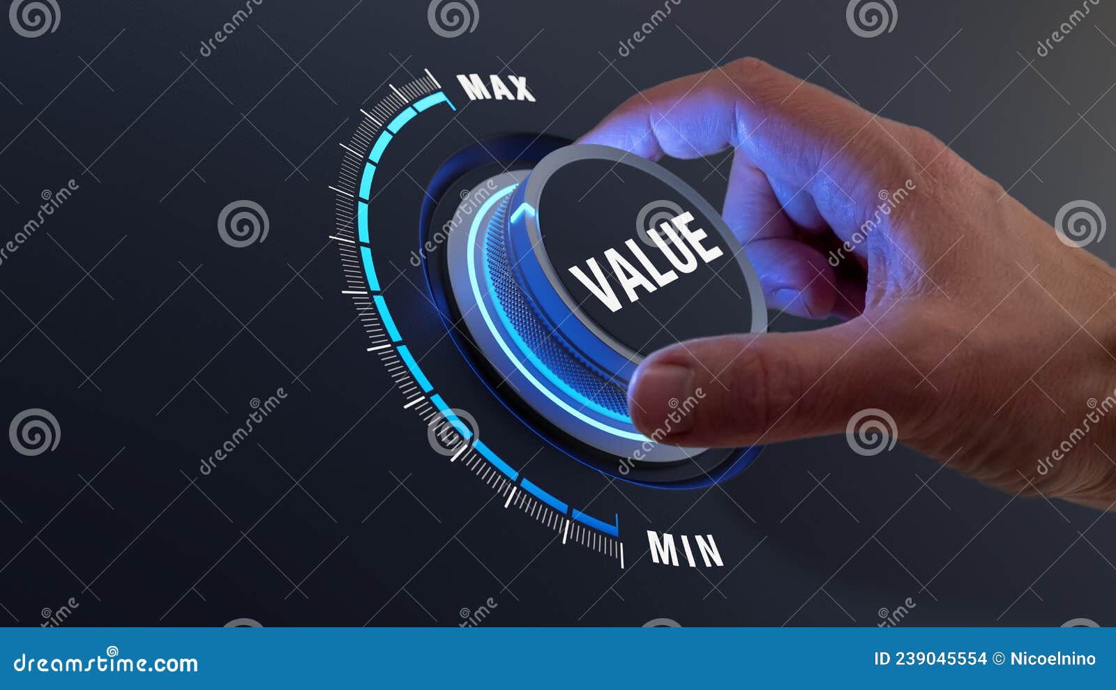 Increase Value Business or Finance Concept. Growth and Performance ...