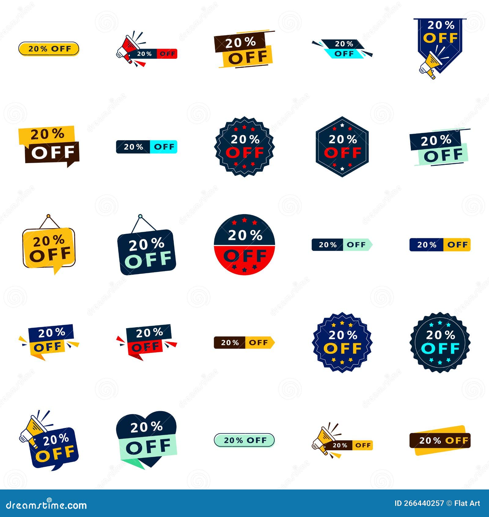 Increase Your Sales with Our Pack of 25 Eye-catching 20 Off Banners ...