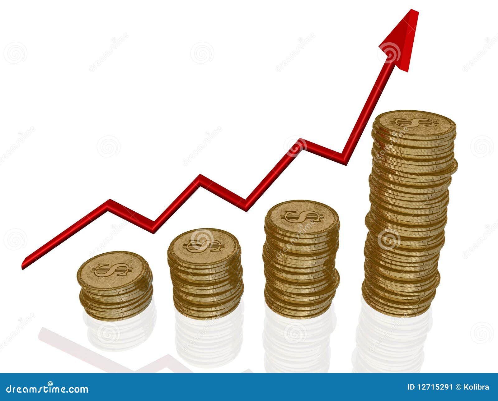 Increase your savings stock illustration. Illustration of investment ...