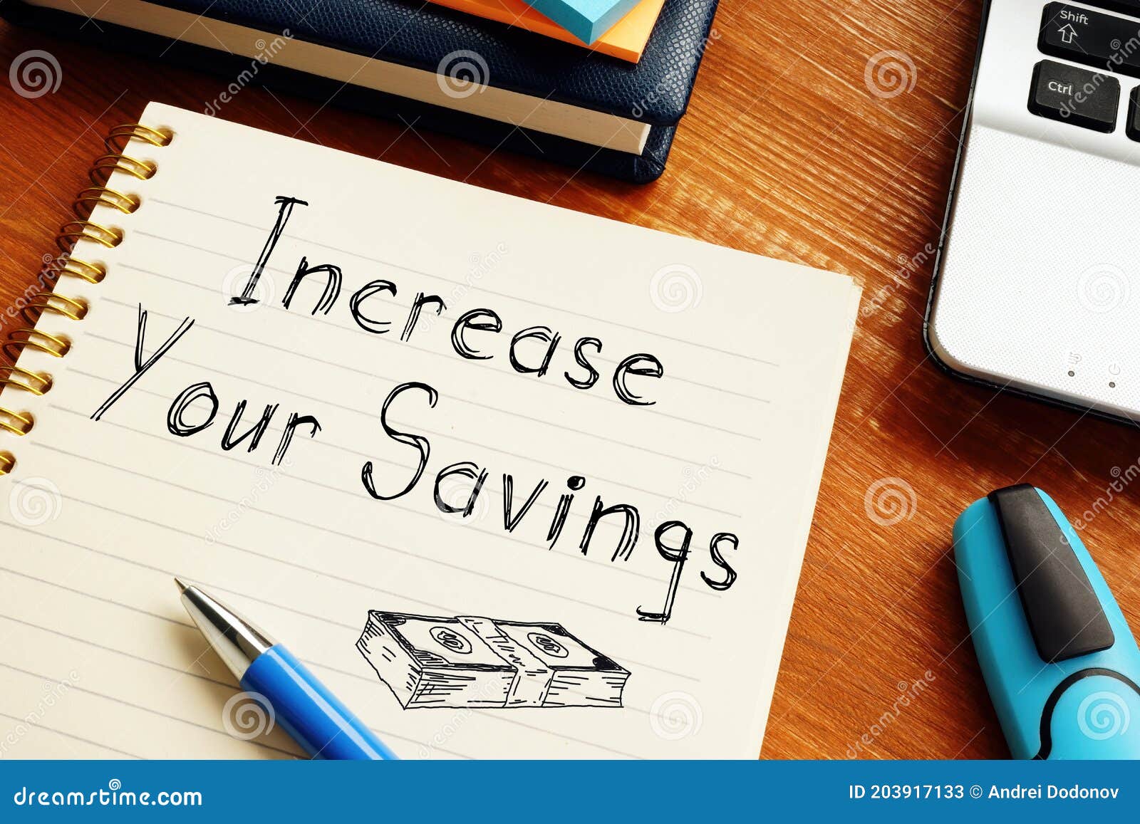 Increase Your Savings is Shown on the Business Photo Using the Text ...