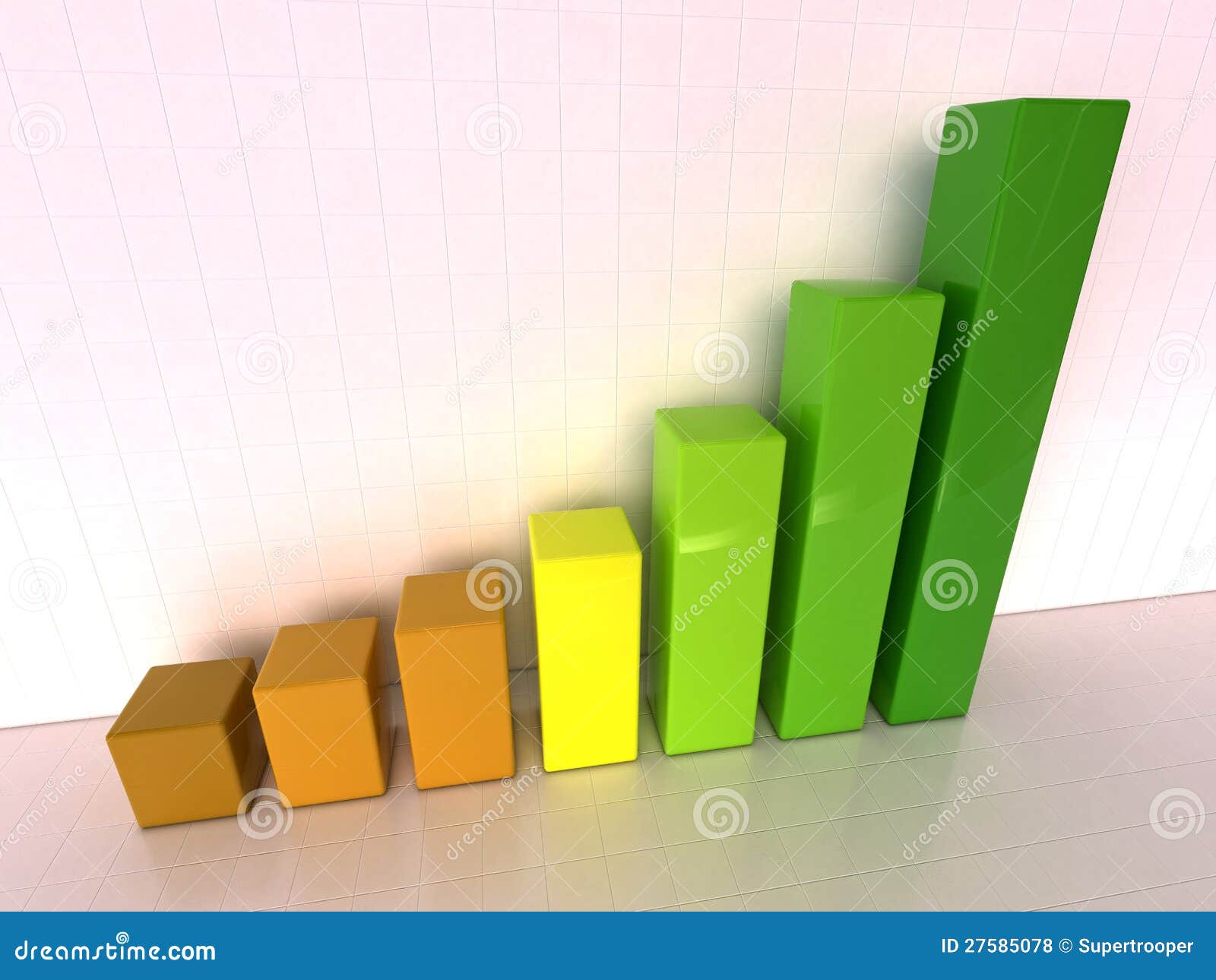 Increased growth stock illustration. Illustration of graph - 27585078