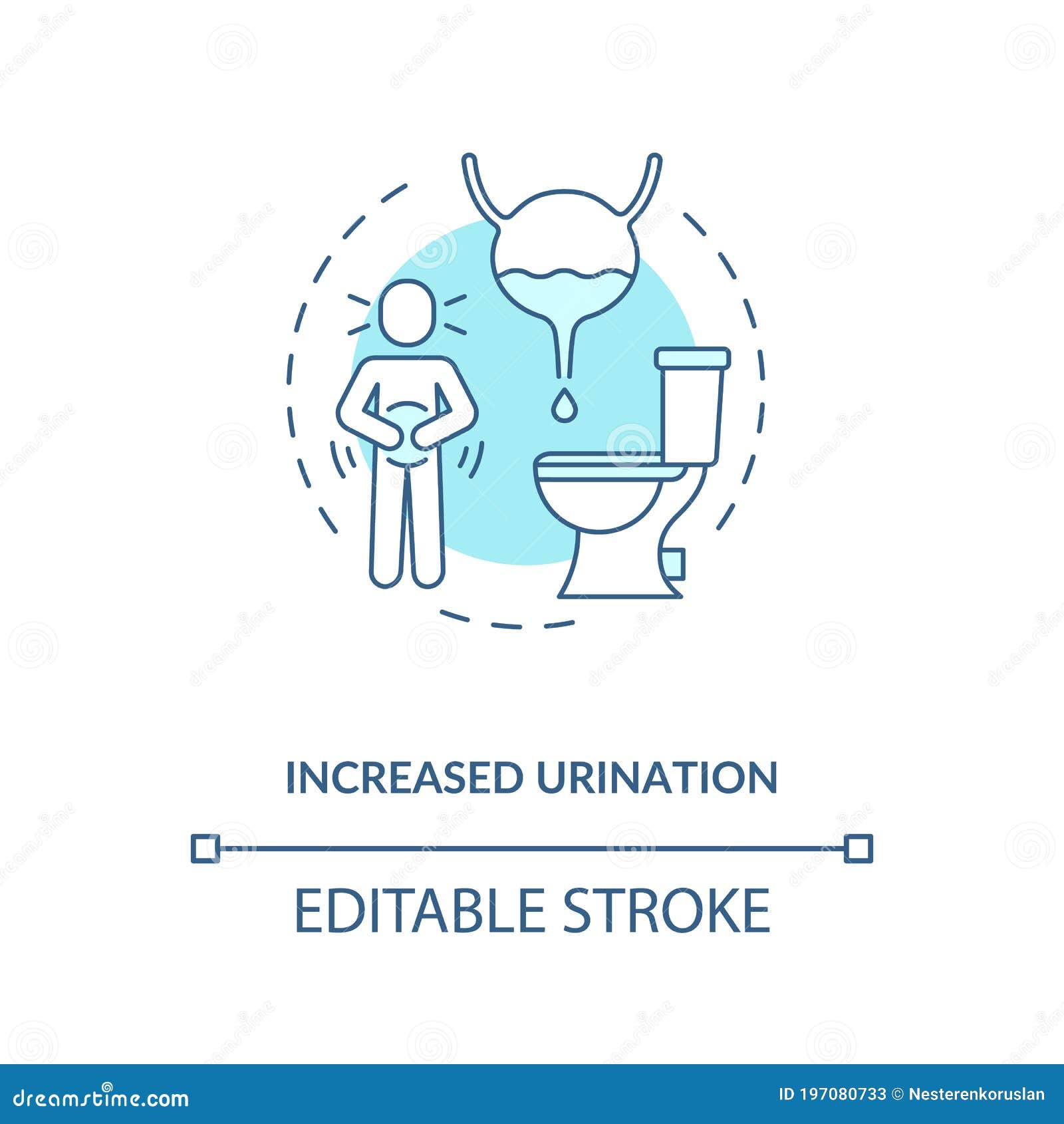 Icon Urination Vector Illustration | CartoonDealer.com #32279556