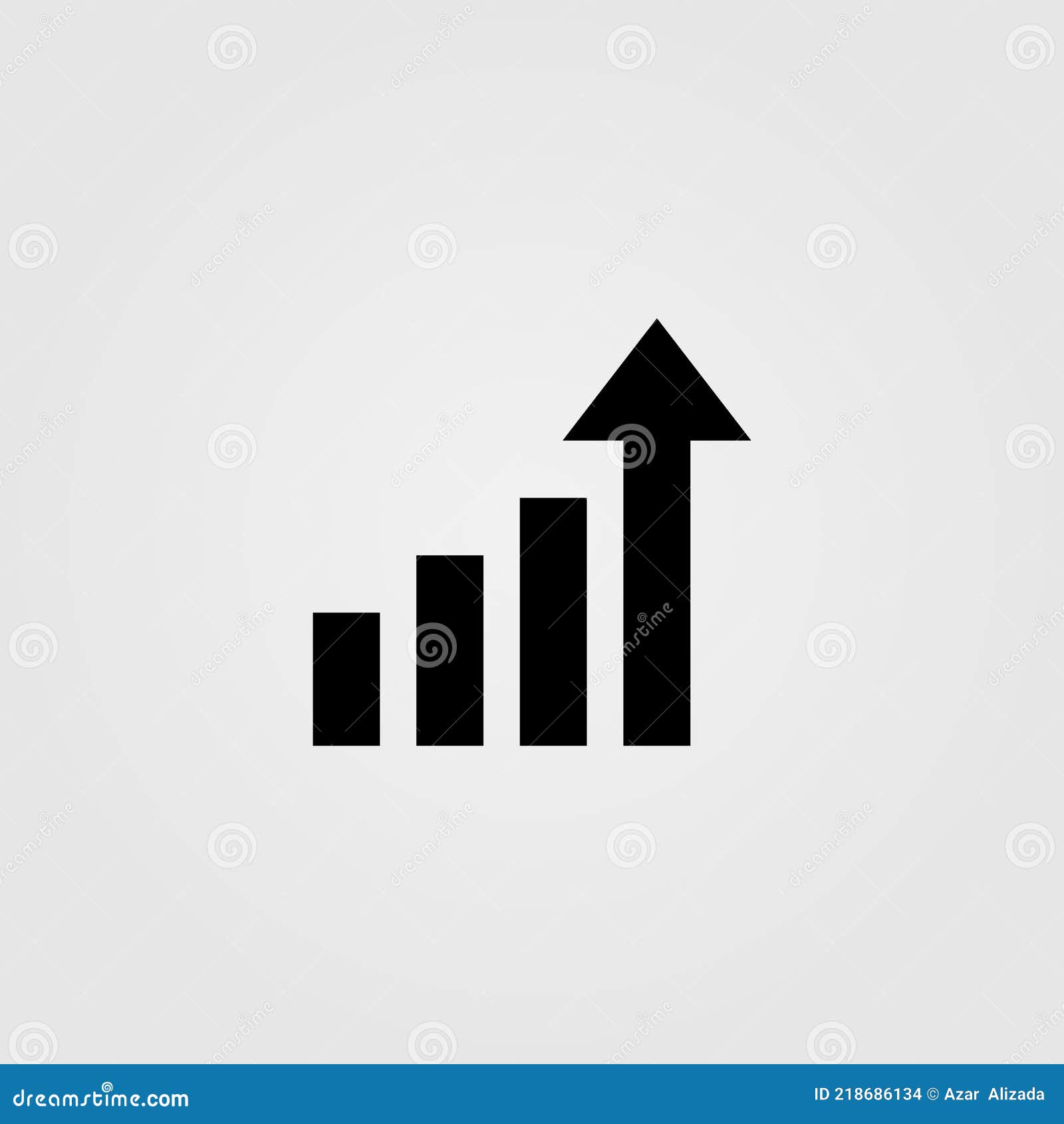 Increasing Arrow Icon in Line Style. Up Trend Symbol for Web and Mobile ...